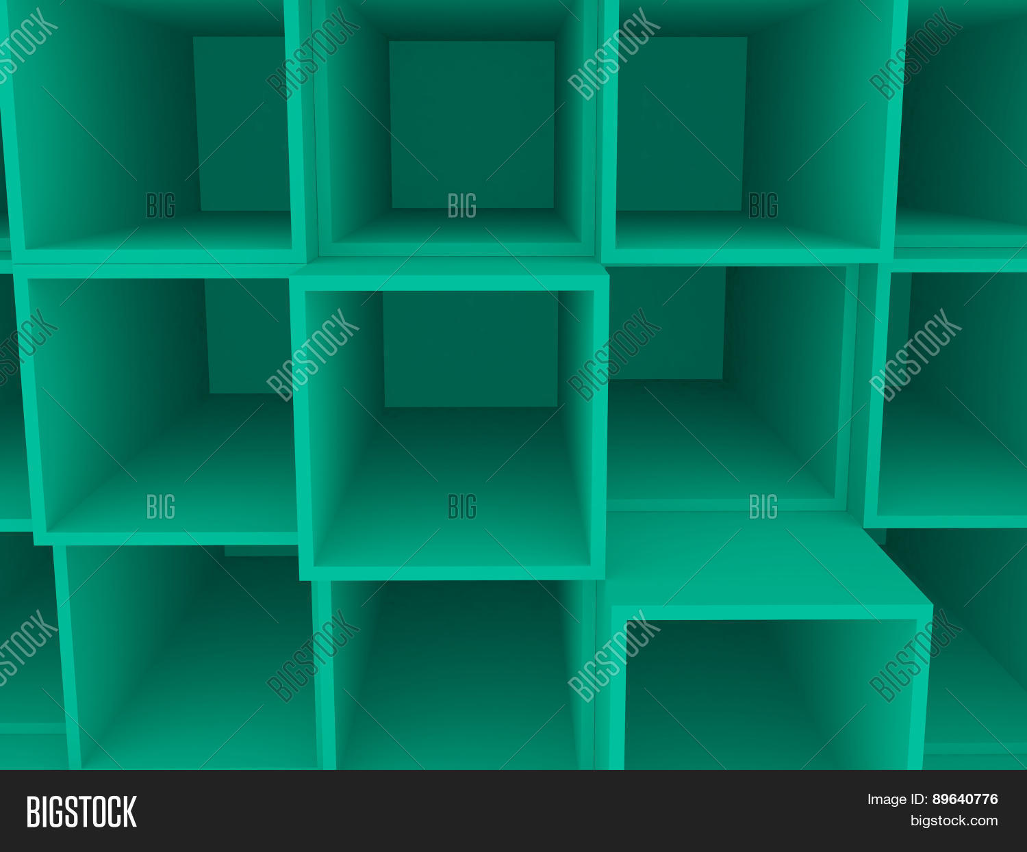 3D Empty Square Box Image & Photo (Free Trial) | Bigstock