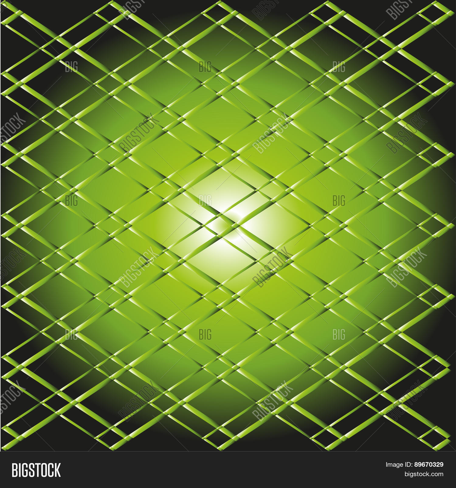 Dark Green Rhombus Vector & Photo (Free Trial) | Bigstock