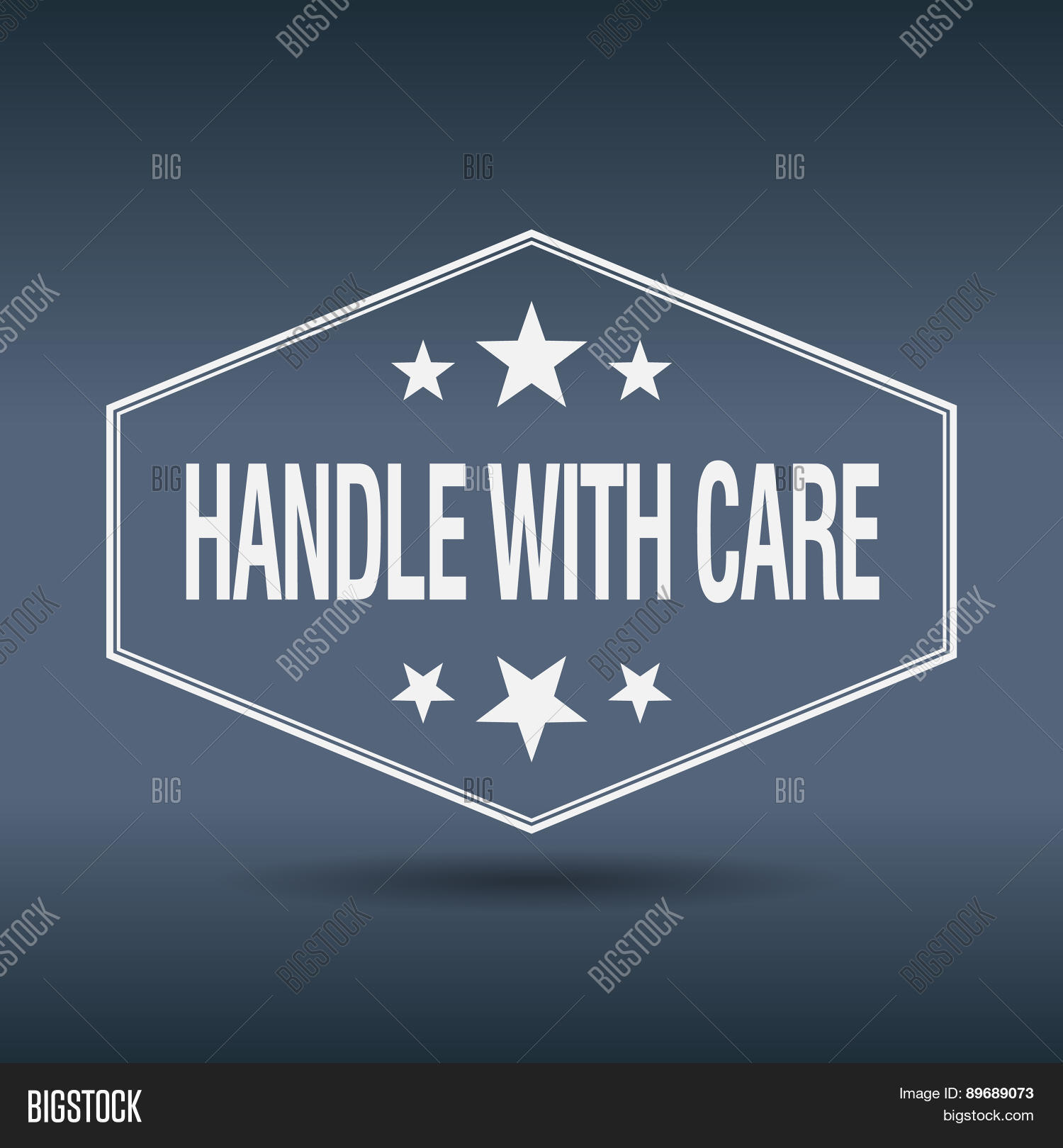 Handle Care Hexagonal Vector & Photo (Free Trial) | Bigstock