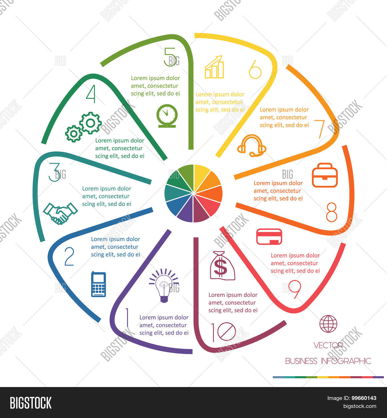 Circle Lines Vector & Photo (Free Trial) | Bigstock