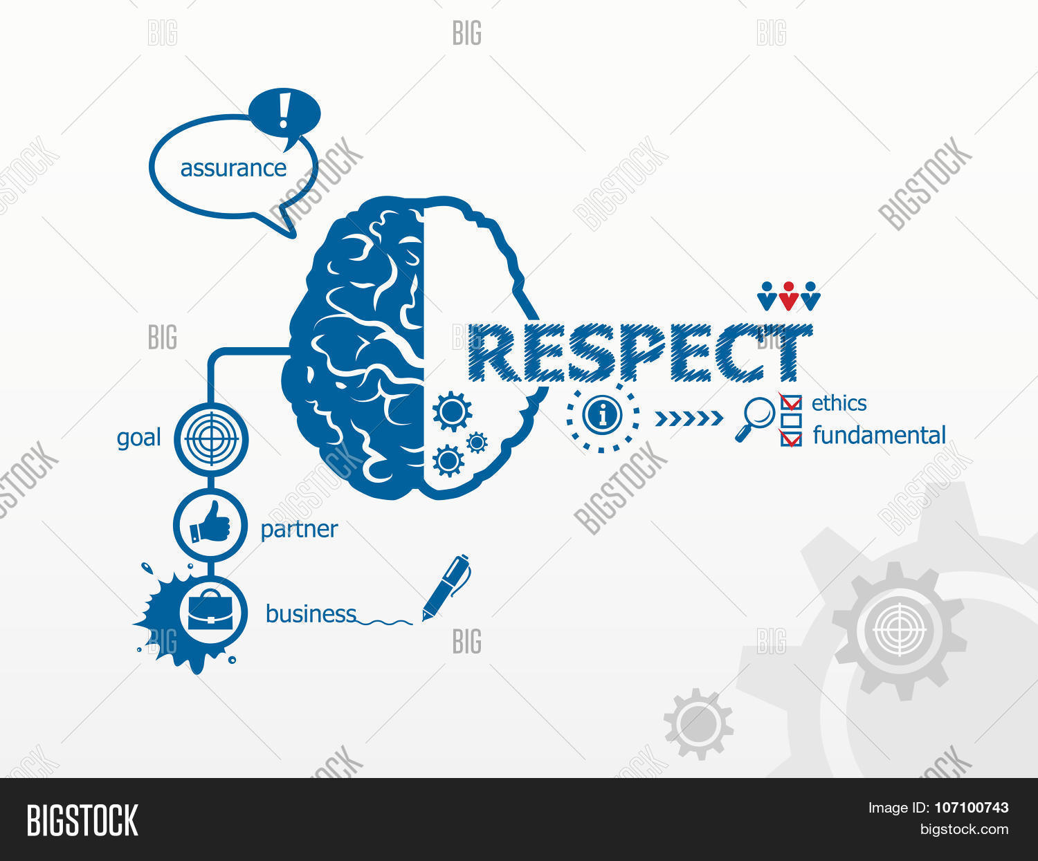 Respect Design Vector & Photo (Free Trial) | Bigstock