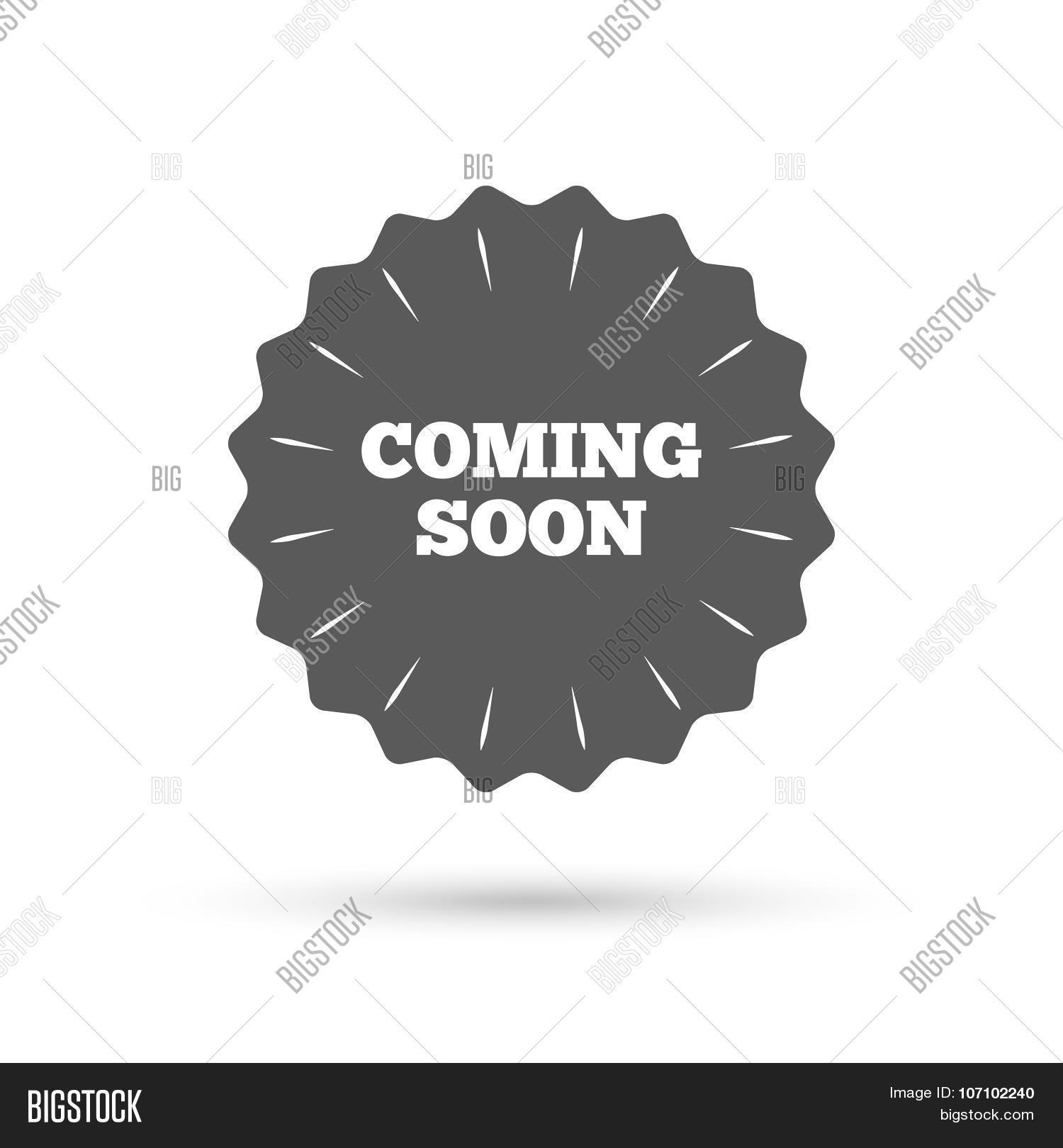 Coming Soon Icon. Vector & Photo (Free Trial) | Bigstock