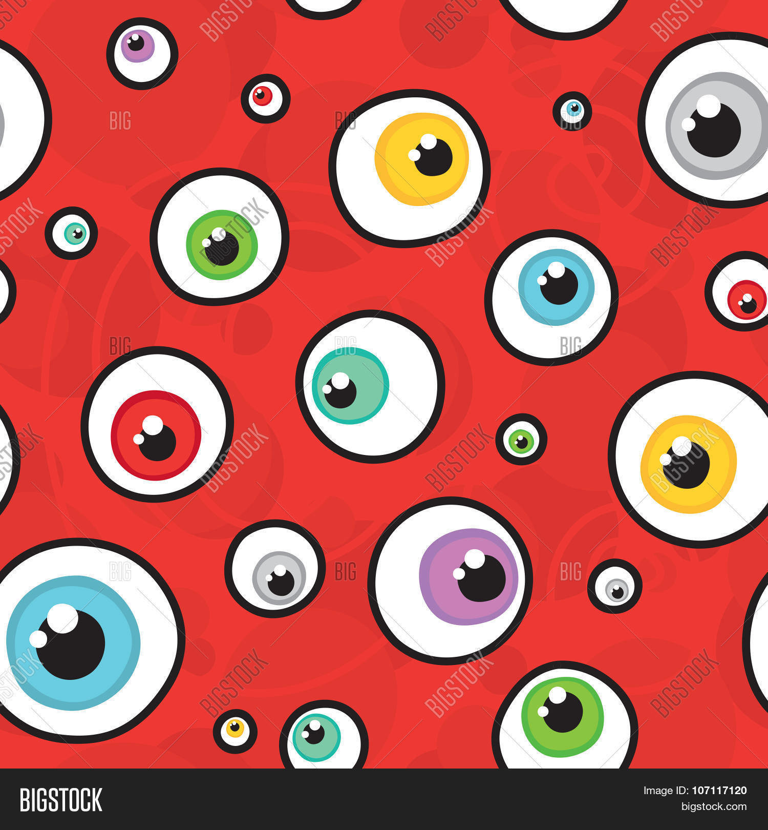 Eyes Red Seamless Vector & Photo (Free Trial) | Bigstock