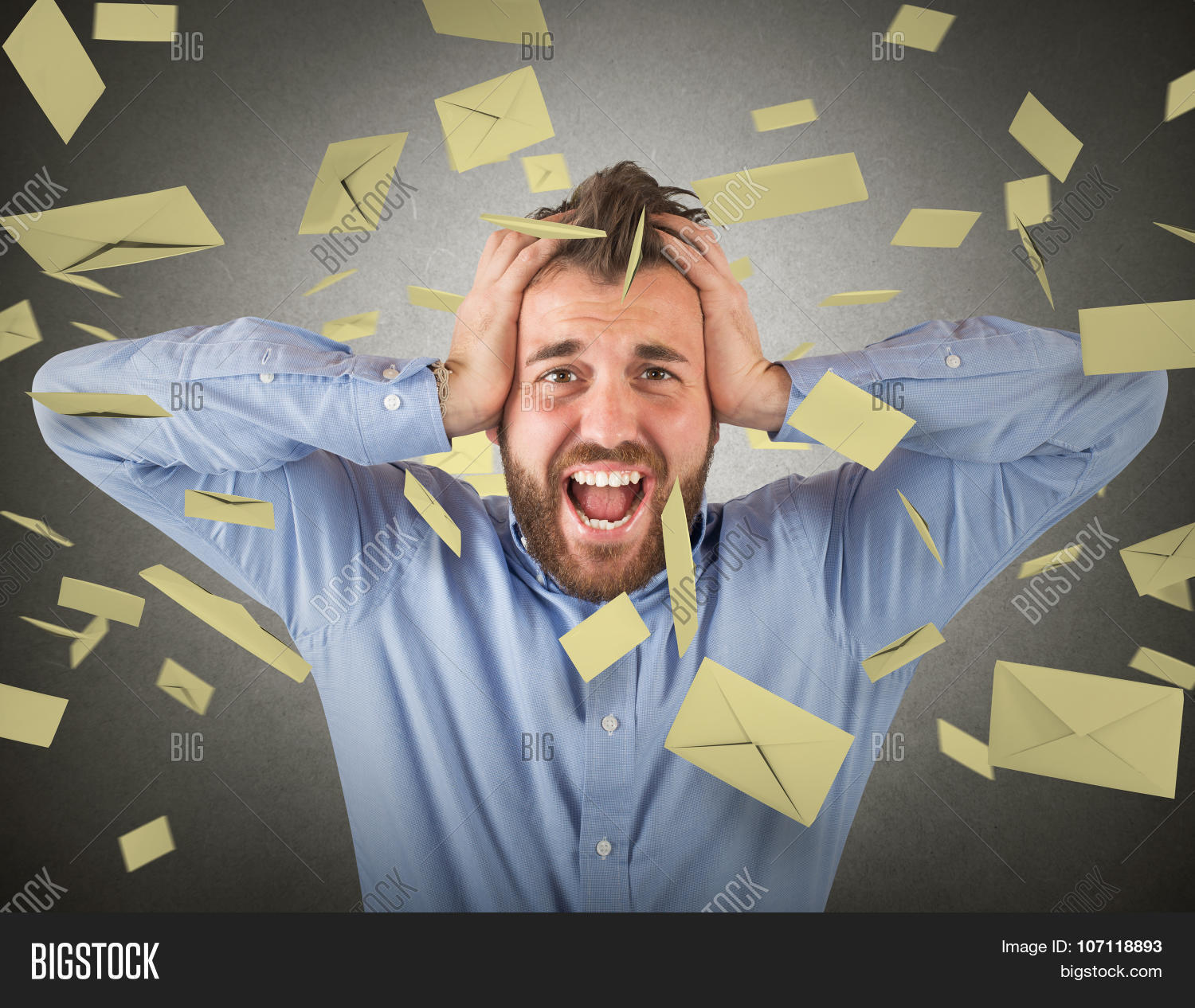 Businessman Email Spam Image & Photo (Free Trial) | Bigstock