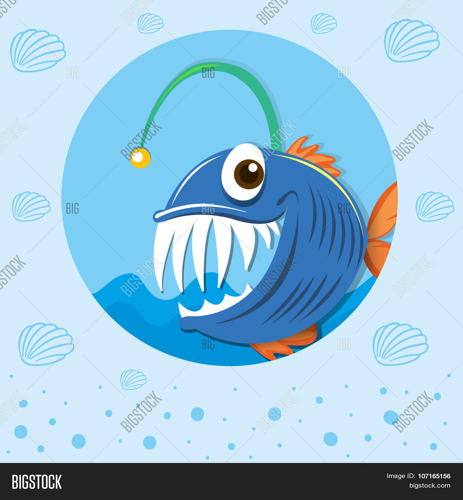 Sea Monster Under Sea Vector & Photo (Free Trial) | Bigstock