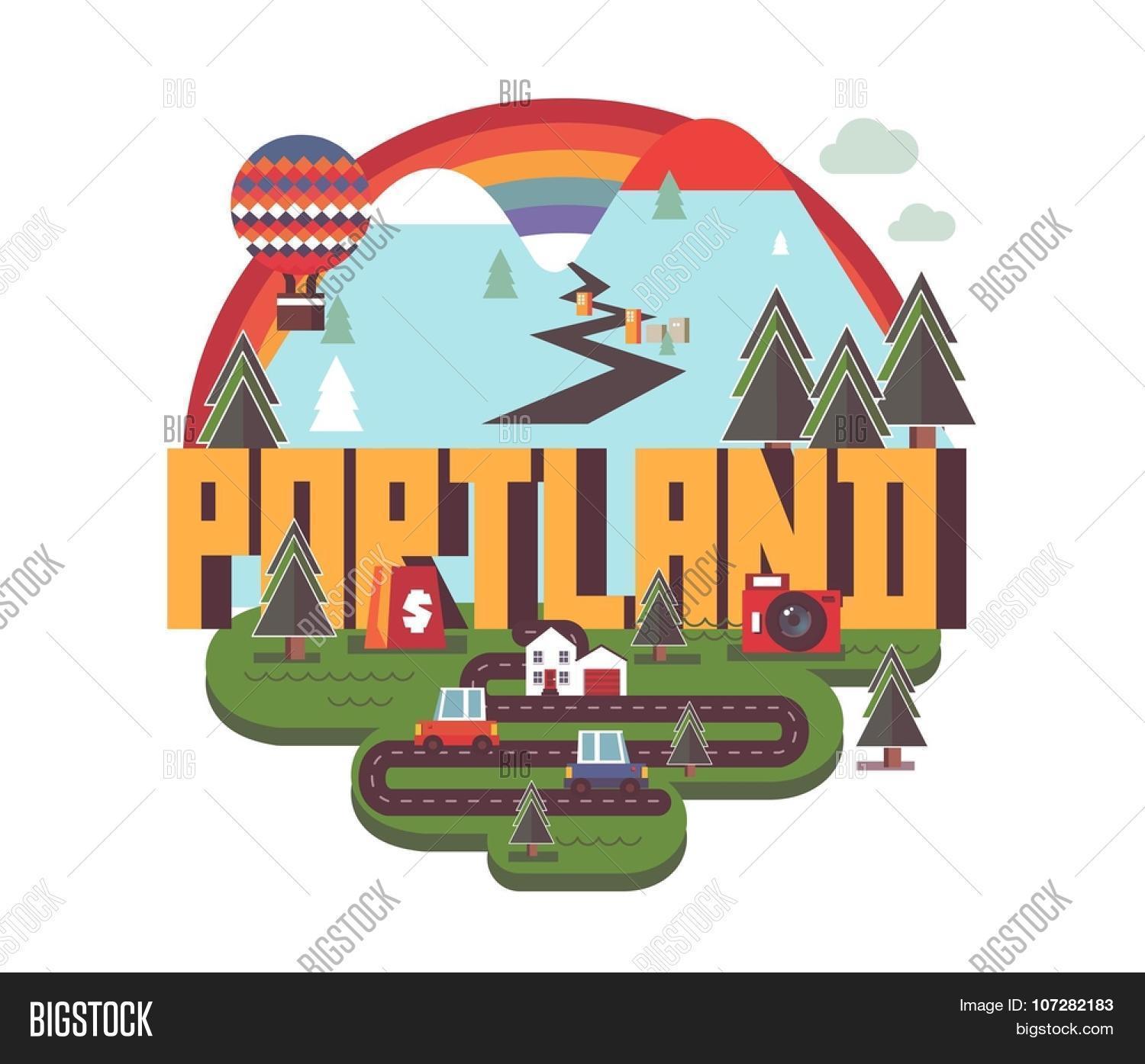 Portland, Oregon Vector & Photo (Free Trial) | Bigstock