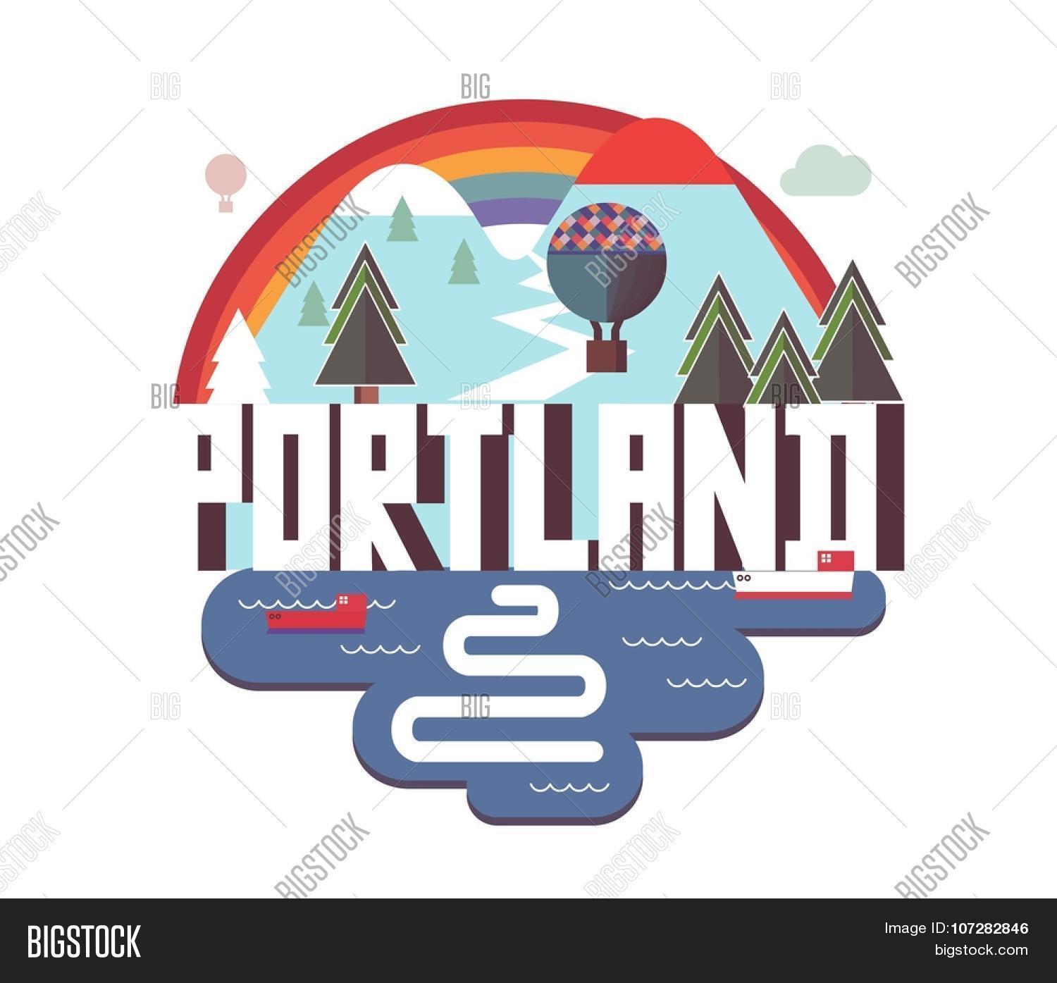 Portland, Oregon Vector & Photo (Free Trial) | Bigstock