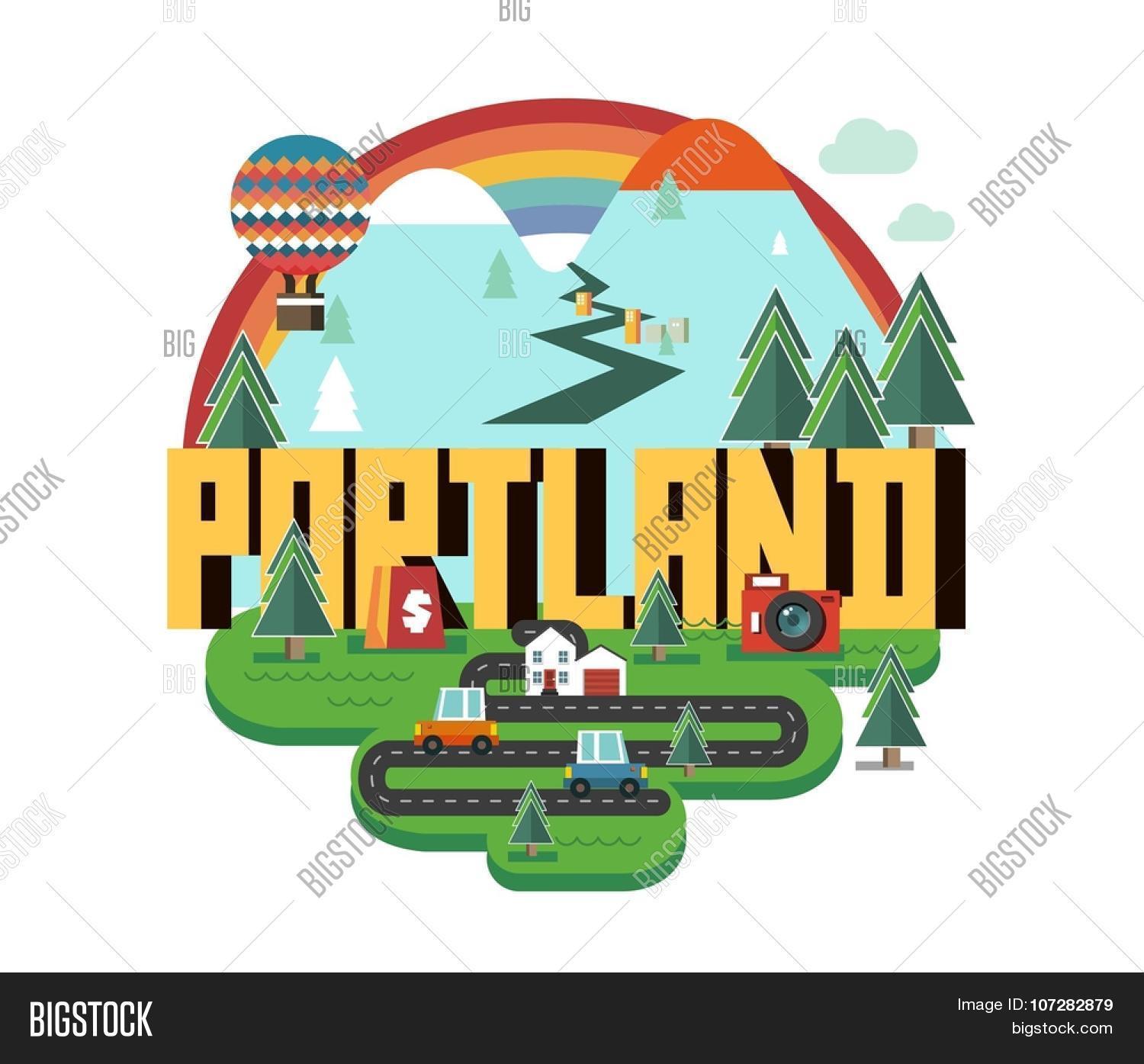 Portland, Oregon Vector & Photo (Free Trial) | Bigstock