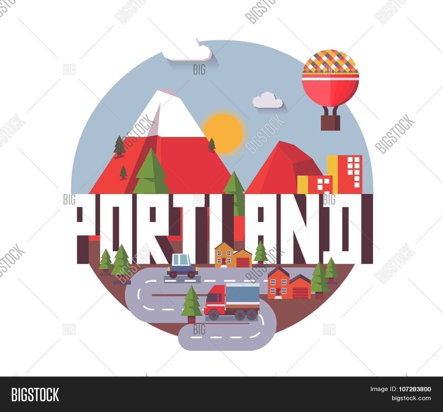 Portland, Oregon Vector & Photo (Free Trial) | Bigstock