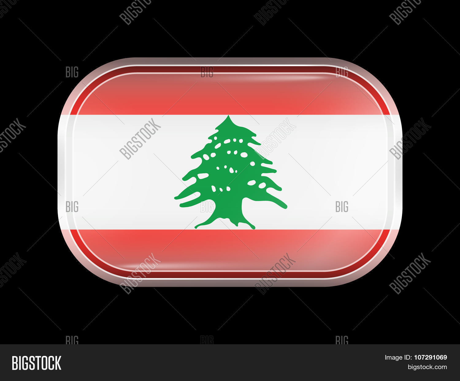 Flag Lebanon. Vector & Photo (Free Trial) | Bigstock