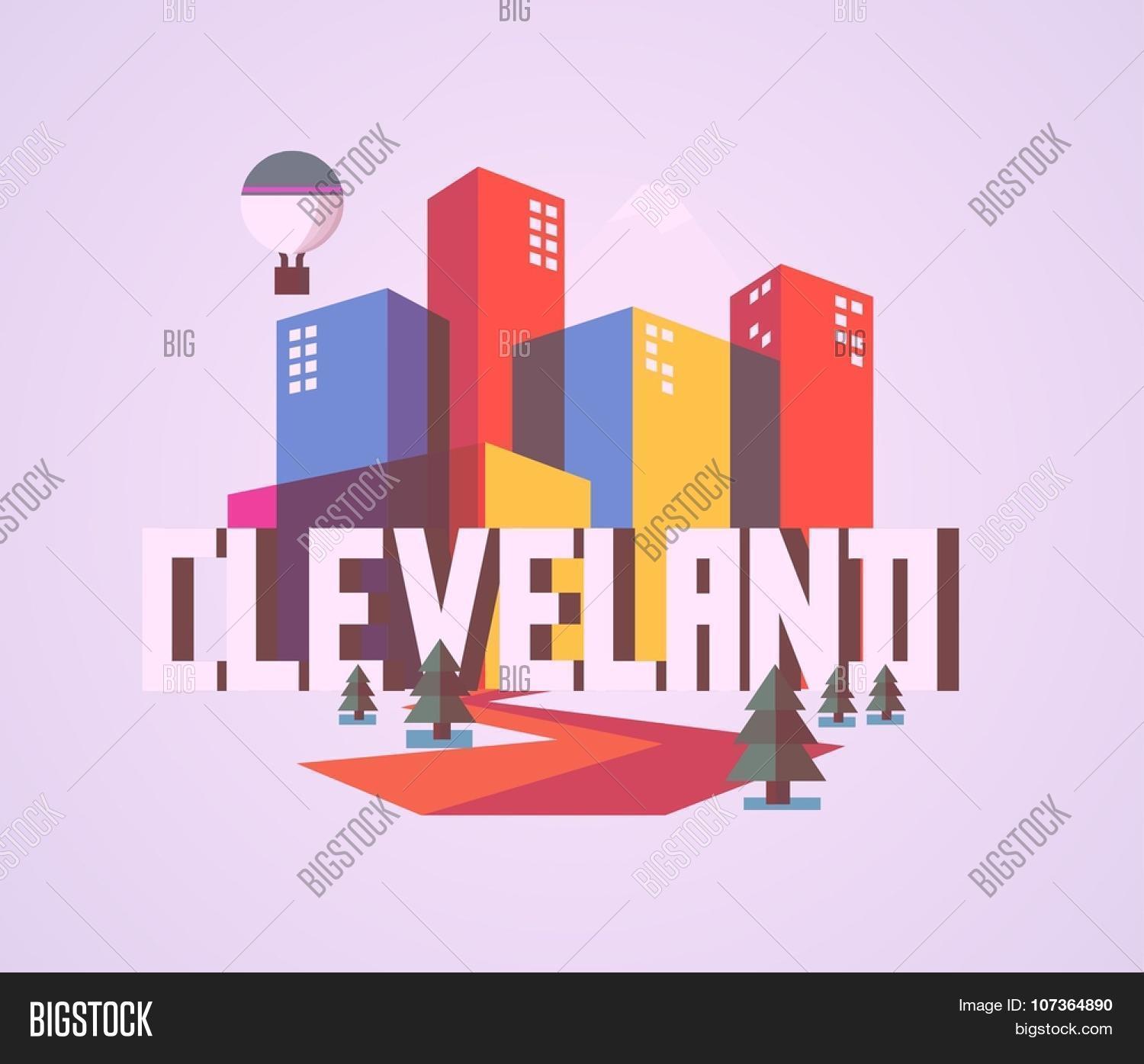 Cleveland Destination Vector & Photo (Free Trial) | Bigstock