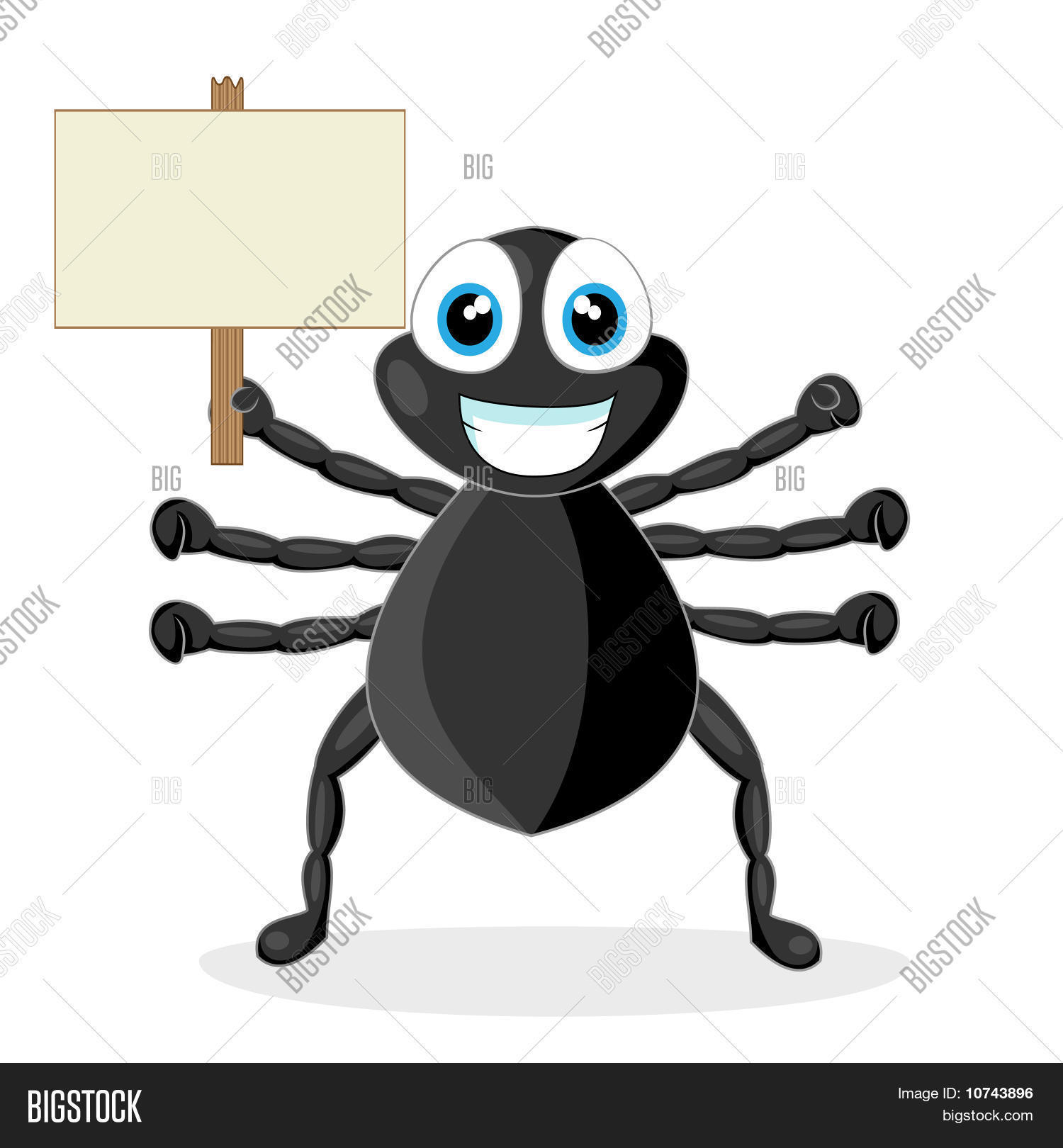 Cute Little Spider Vector & Photo (Free Trial) | Bigstock