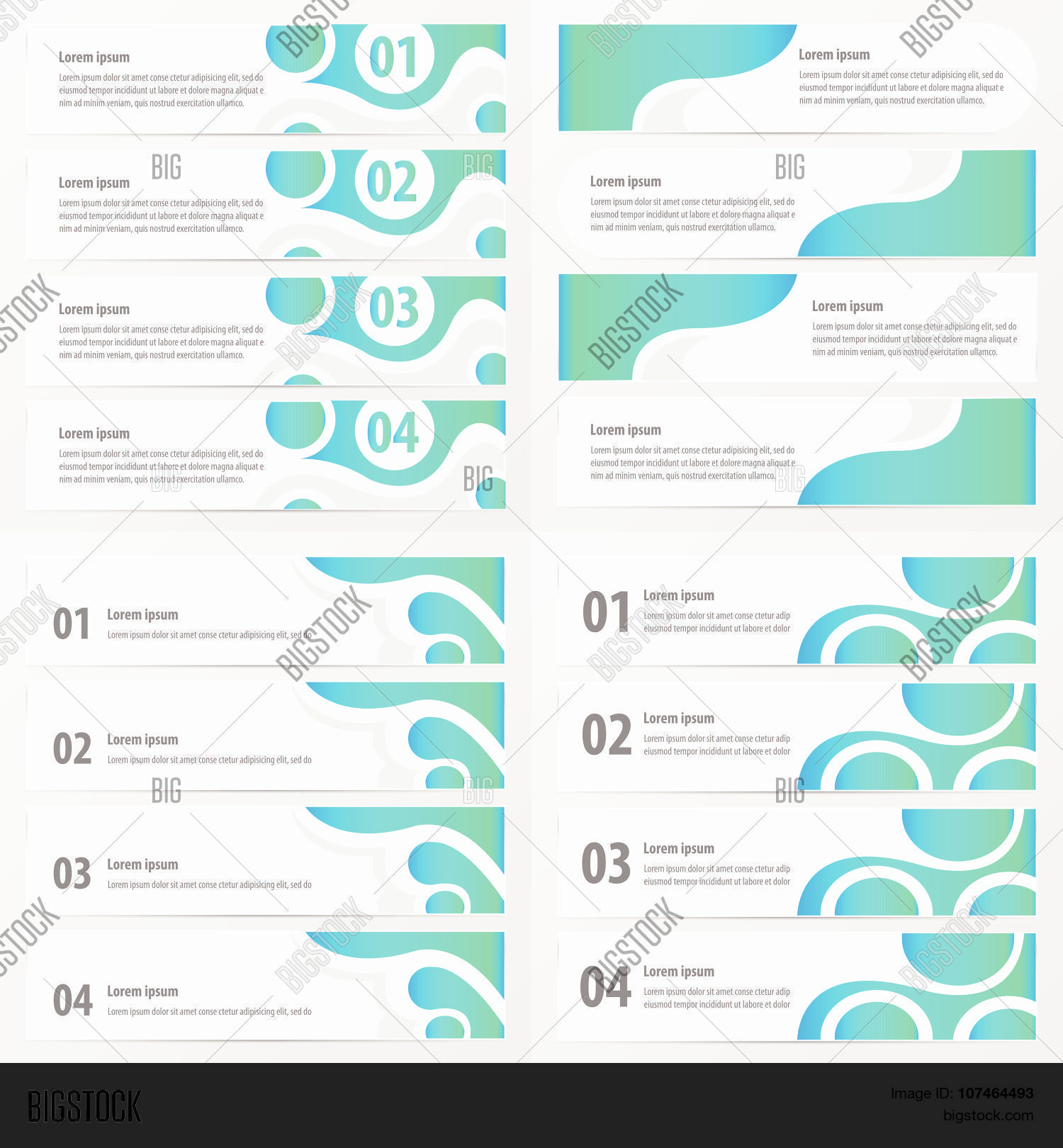 Banner Template Blue Vector & Photo (Free Trial) | Bigstock