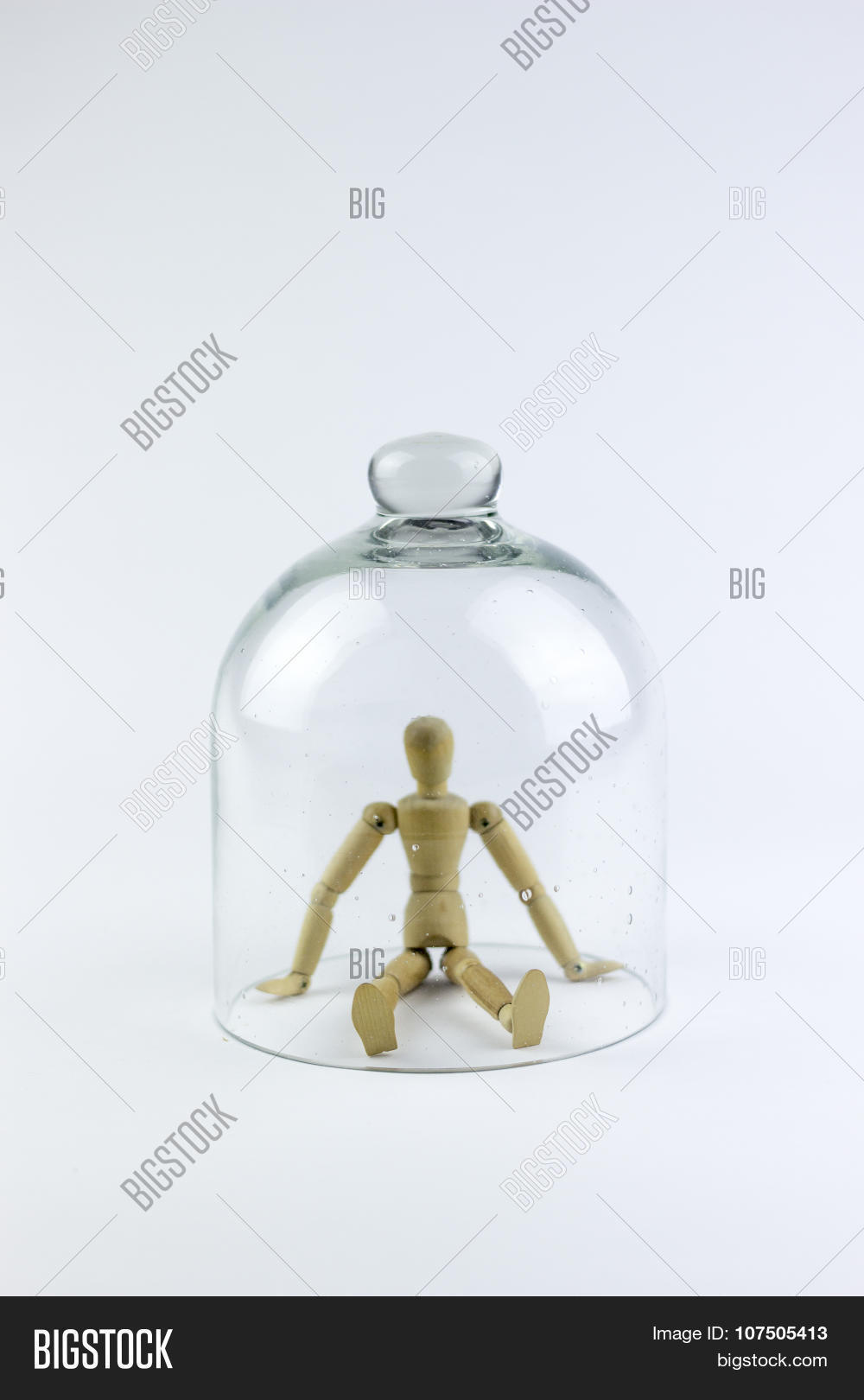 Wooden Puppet Glass Image & Photo (Free Trial) | Bigstock
