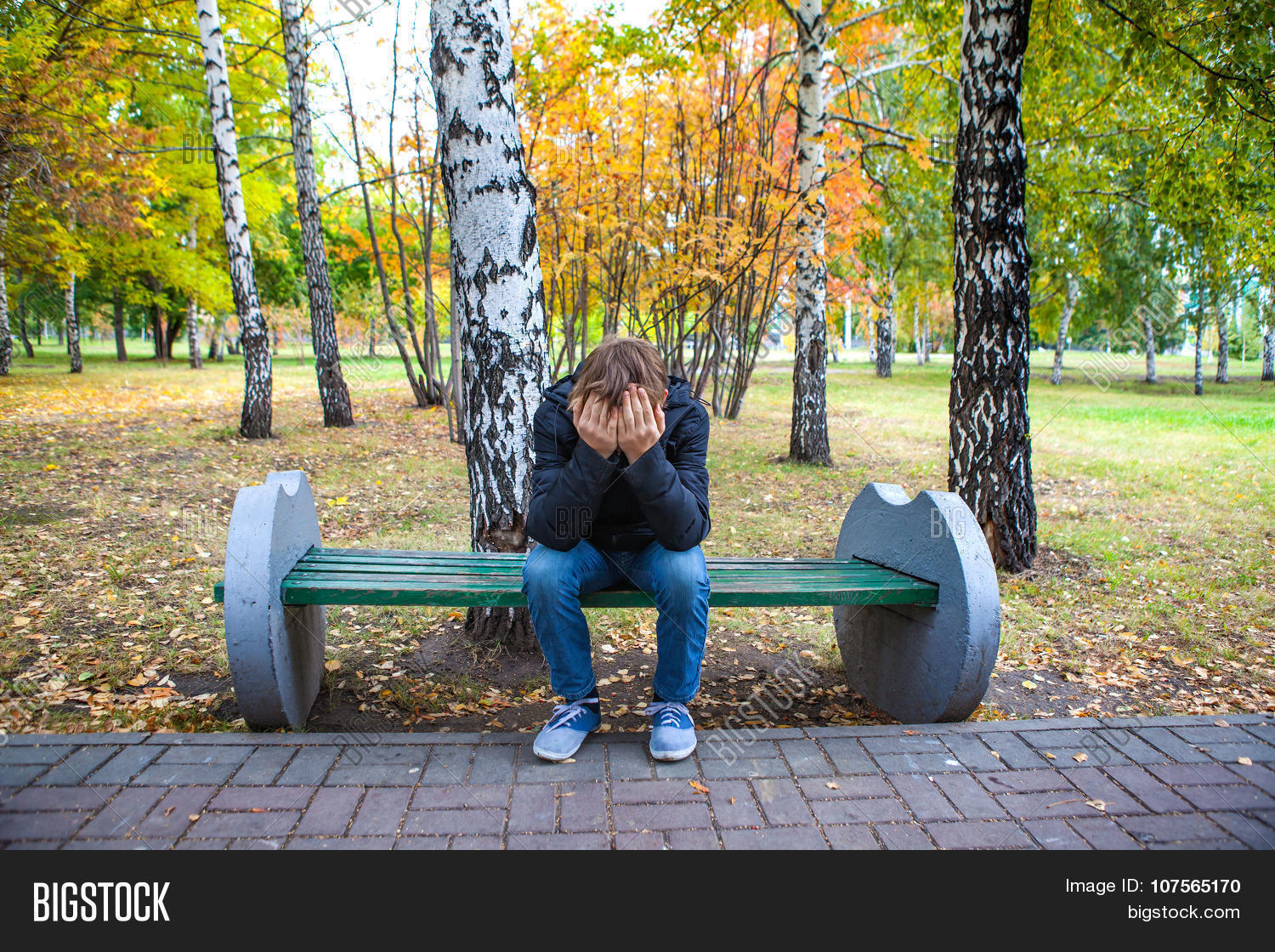 Sad Teenager Outdoor Image & Photo (Free Trial) | Bigstock