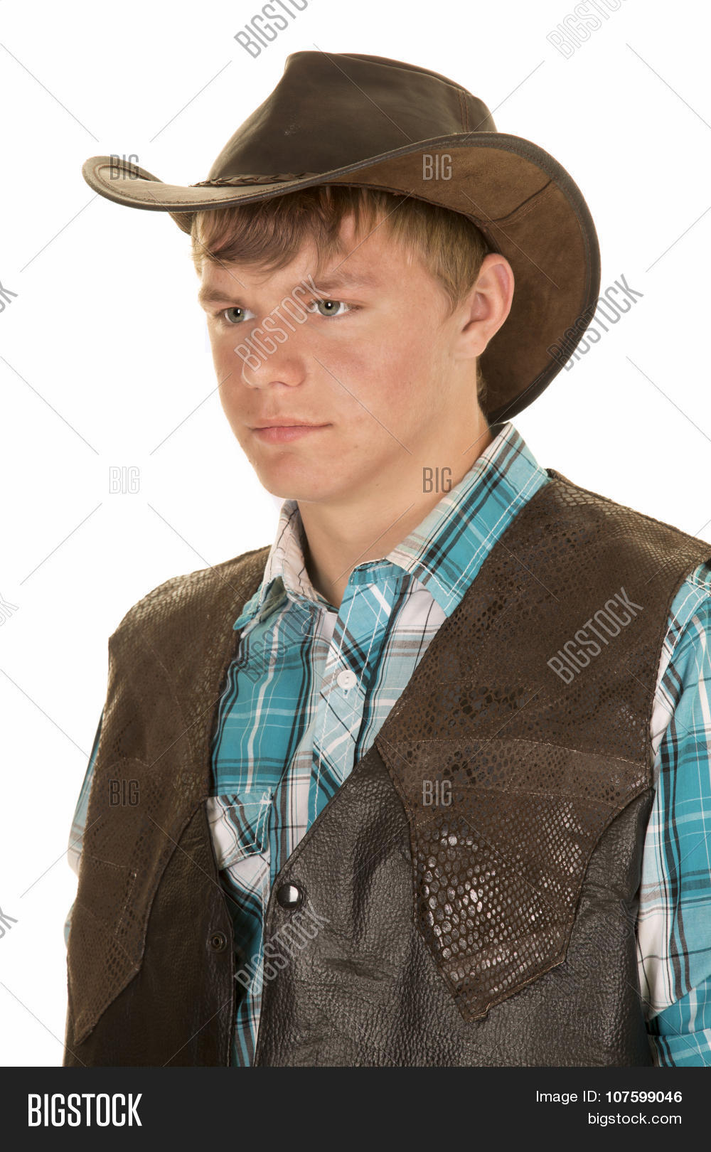 Young Cowboy Vest Look Image & Photo (Free Trial) | Bigstock