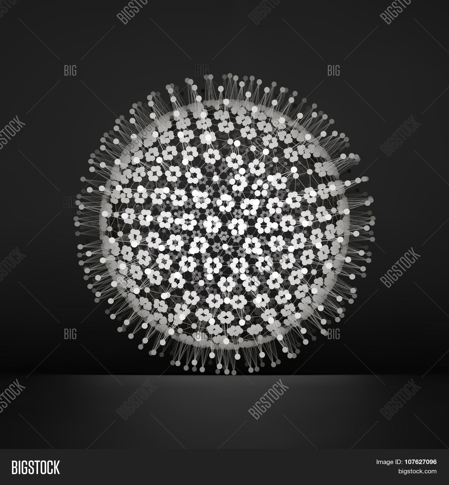 Virus Particle. Vector & Photo (Free Trial) | Bigstock