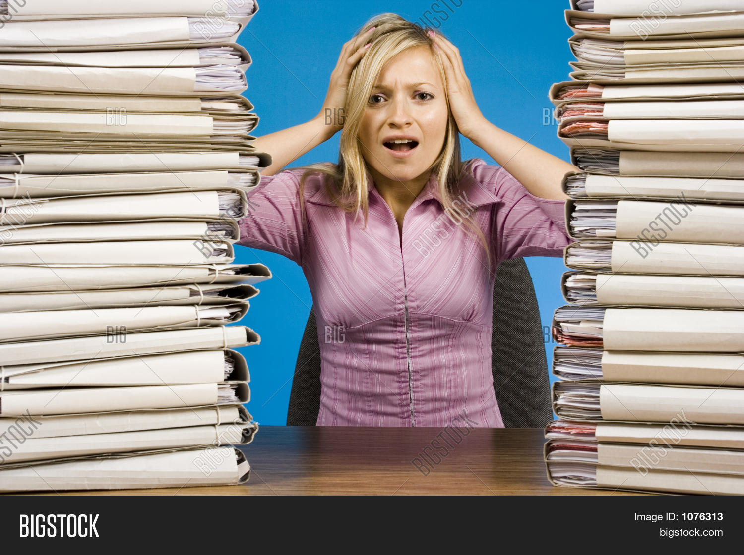Overworked Woman Image & Photo (Free Trial) | Bigstock