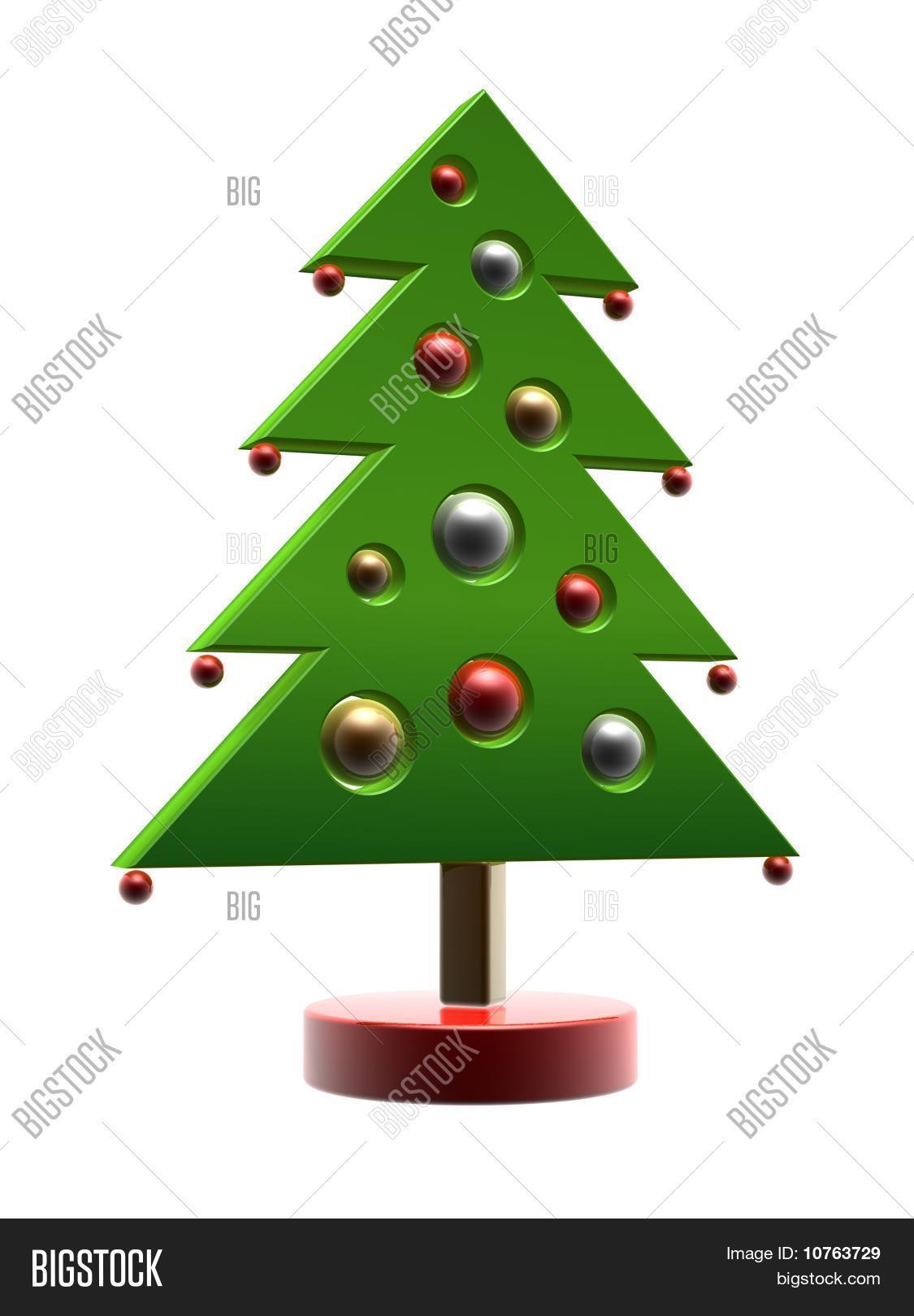 Cartoon Christmas Tree Image & Photo (Free Trial) | Bigstock