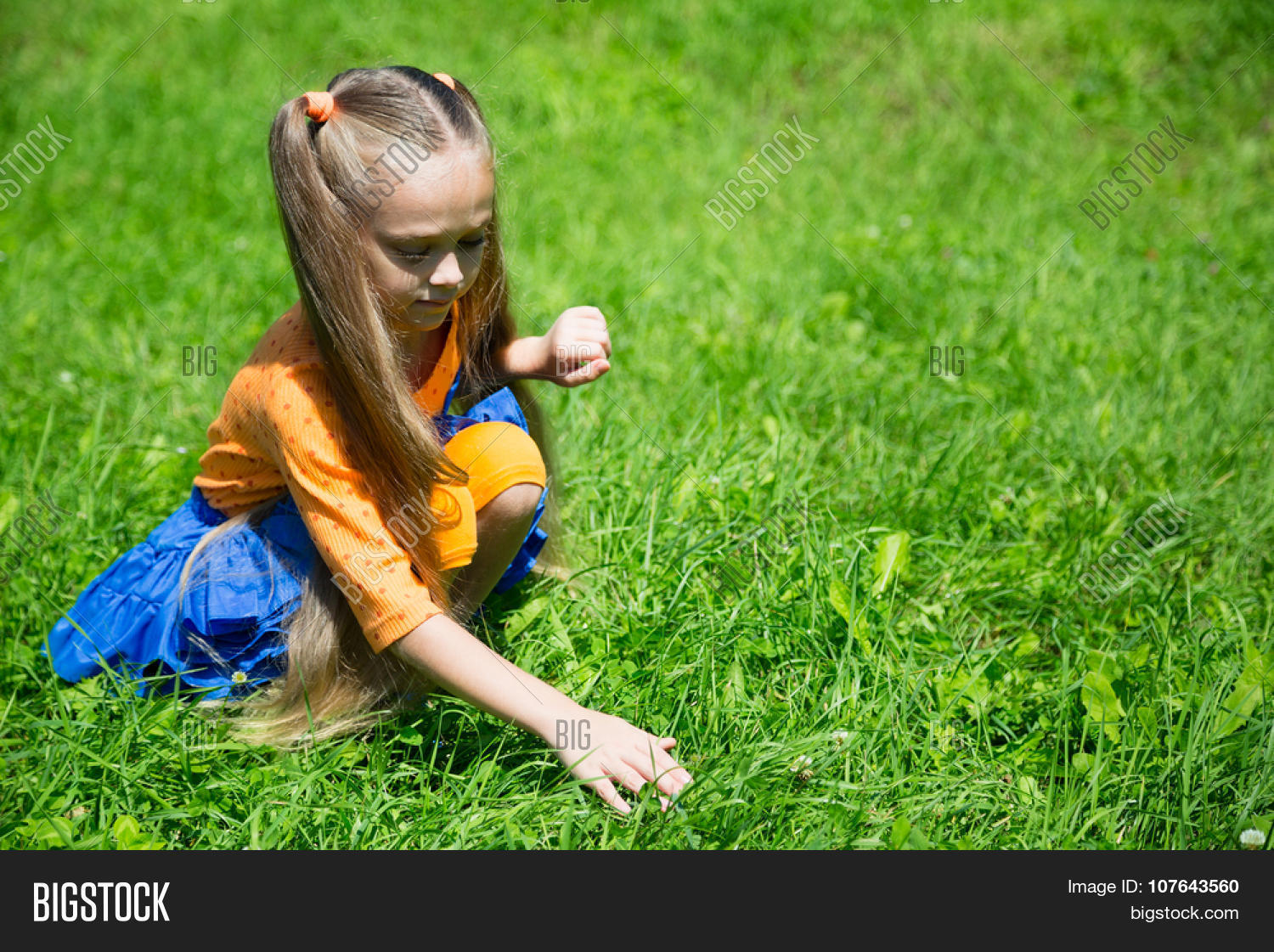 Little Girl Catches Image & Photo (Free Trial) | Bigstock