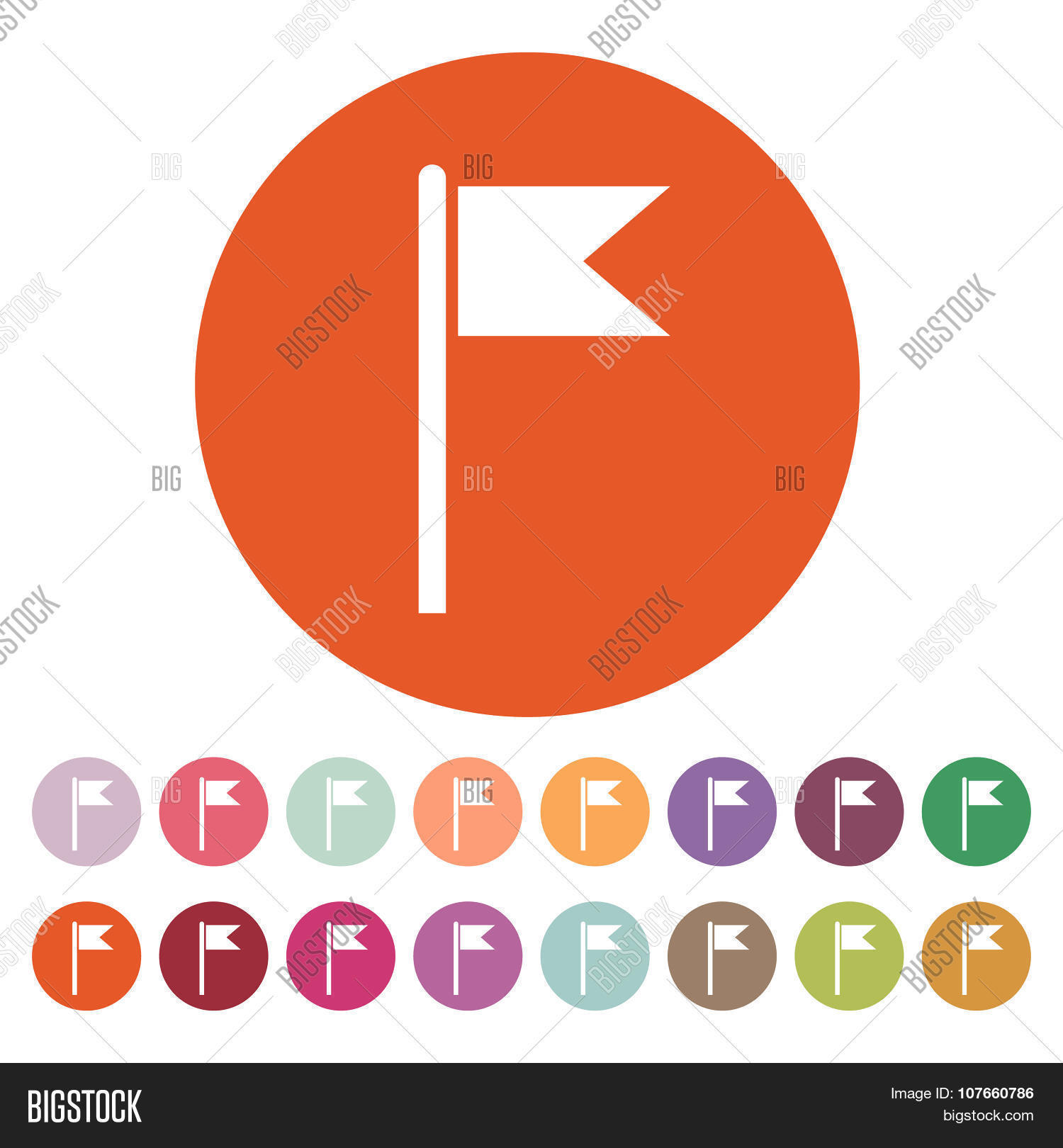 Flag Icon. Mark Vector & Photo (Free Trial) | Bigstock