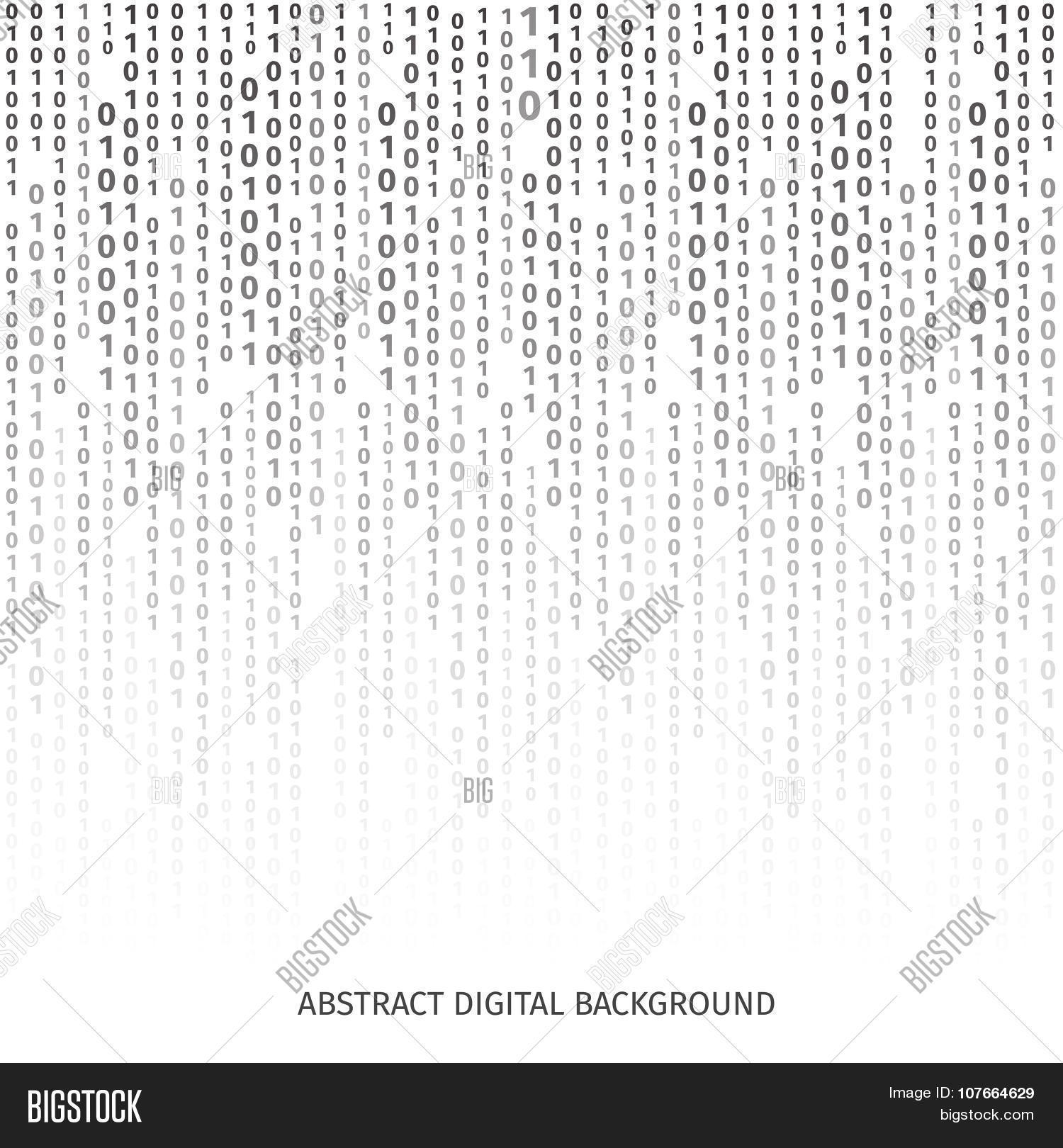 Binary Code Black Vector & Photo (Free Trial) | Bigstock