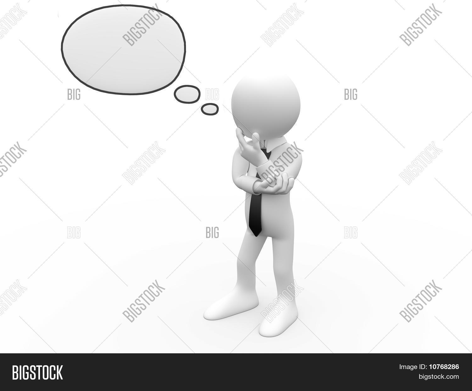 3d Human Thinking Image & Photo (Free Trial) | Bigstock