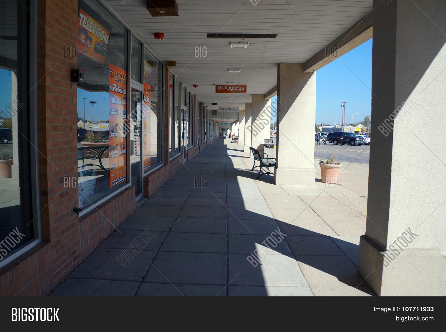 Walkway Strip Mall Image & Photo (Free Trial) | Bigstock