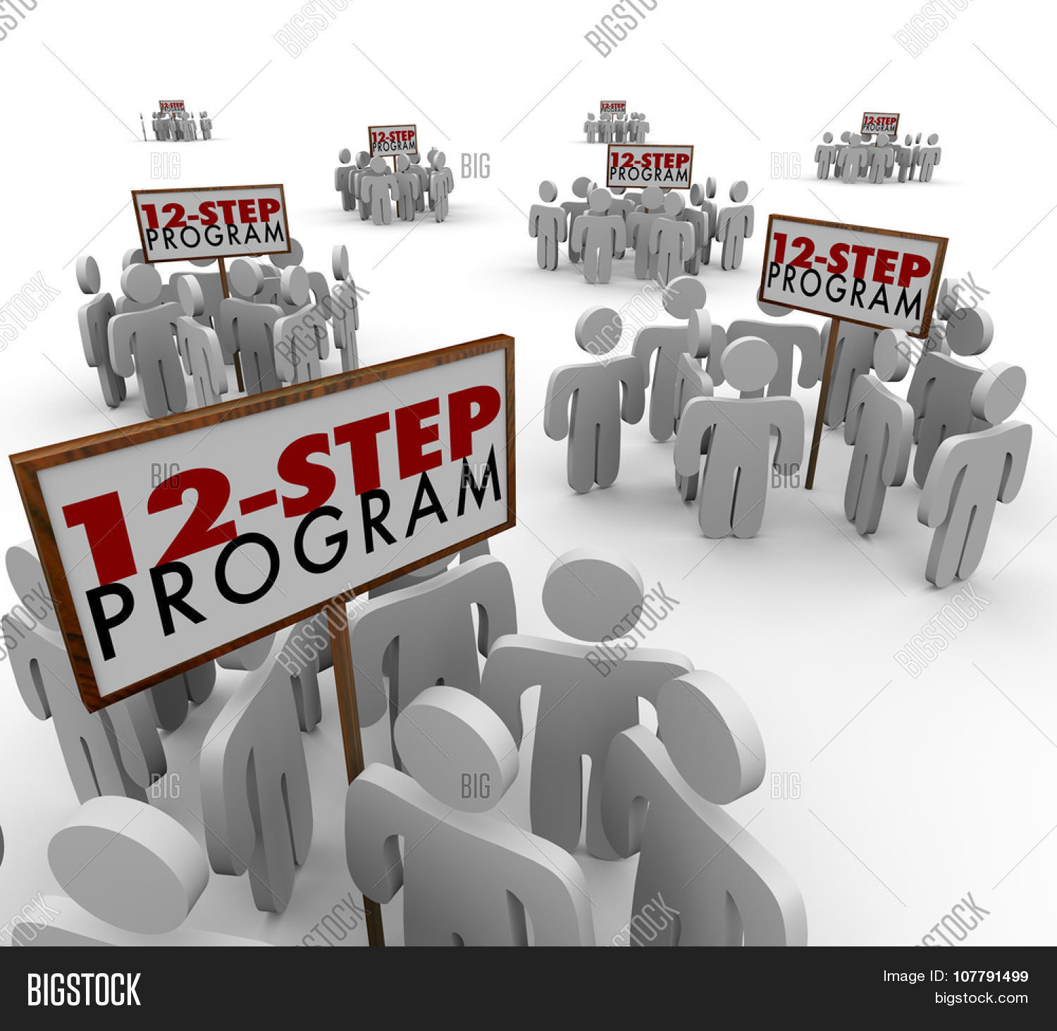 12 Step Program Signs Image & Photo (Free Trial) | Bigstock
