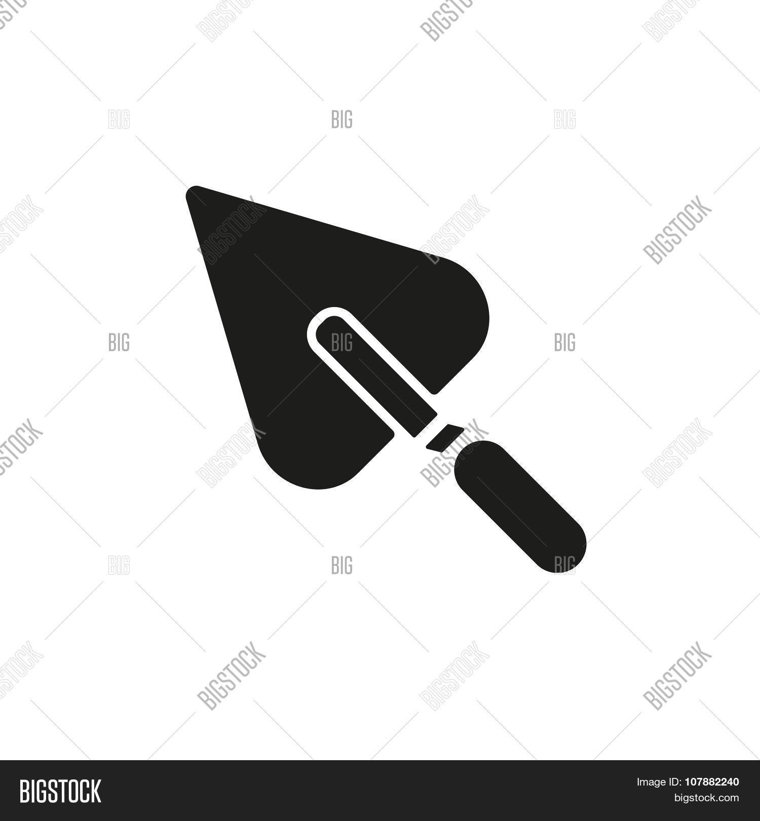 Trowel Icon. Mason Vector & Photo (Free Trial) | Bigstock