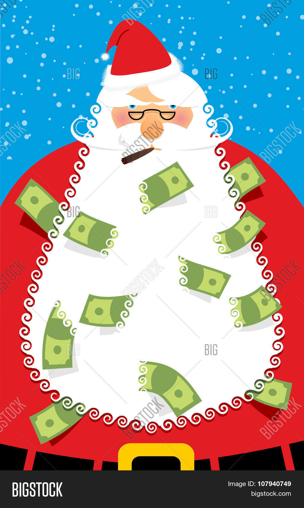 Rich Santa Claus. Vector & Photo (Free Trial) | Bigstock