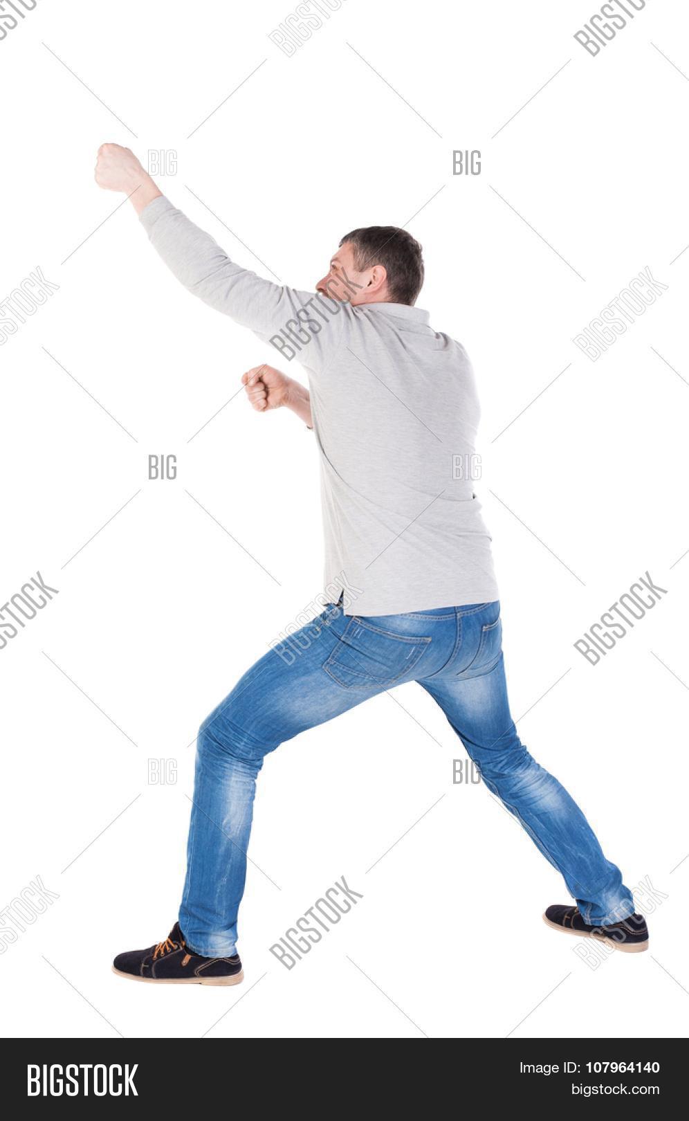 Back View Standing Man Image & Photo (Free Trial) | Bigstock