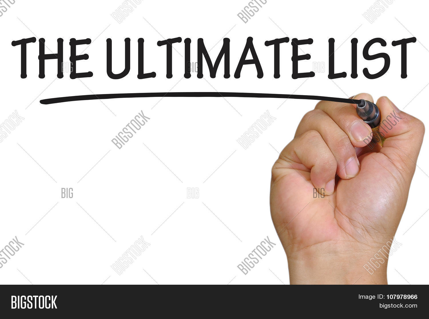 Hand Writing Ultimate Image & Photo (Free Trial) | Bigstock