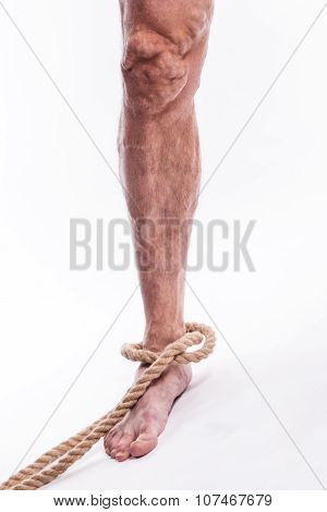 Rope Holding Human Leg Image & Photo (Free Trial) | Bigstock