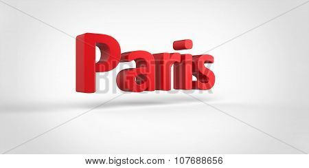 Paris 3D Text Image & Photo (Free Trial) | Bigstock