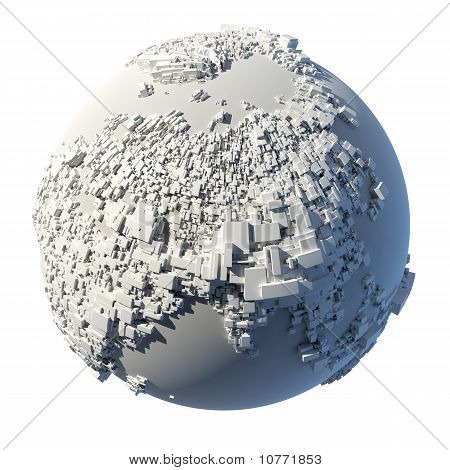 Cubic Structure Planet Image & Photo (Free Trial) | Bigstock