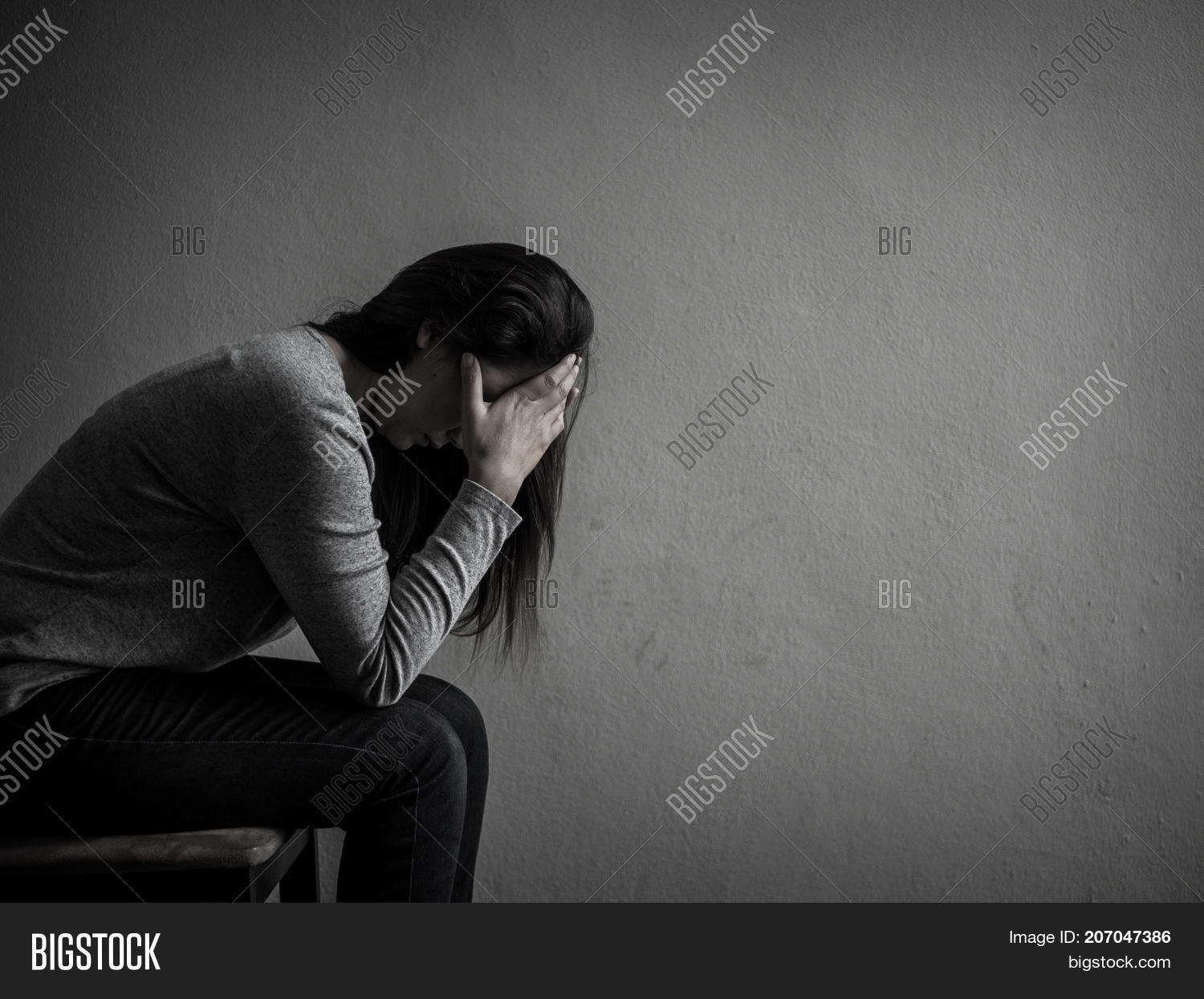 Depressed Woman Image & Photo (Free Trial) | Bigstock