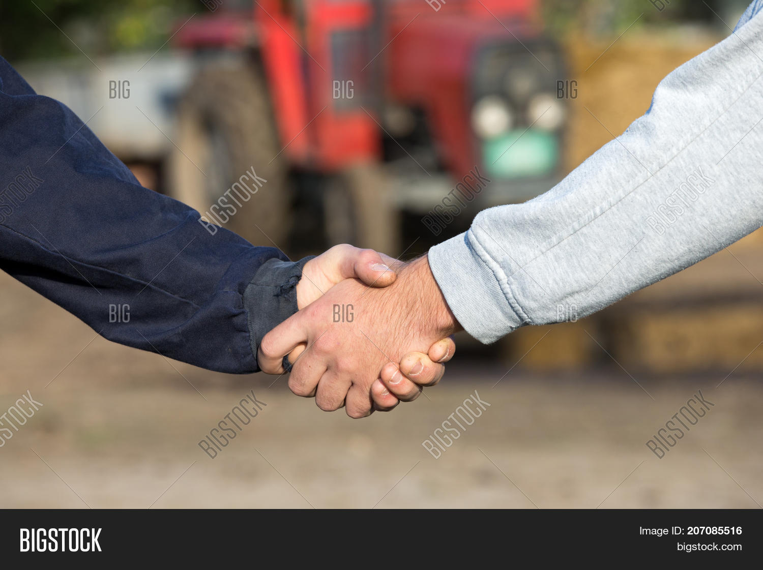 Farmers Shaking Hands