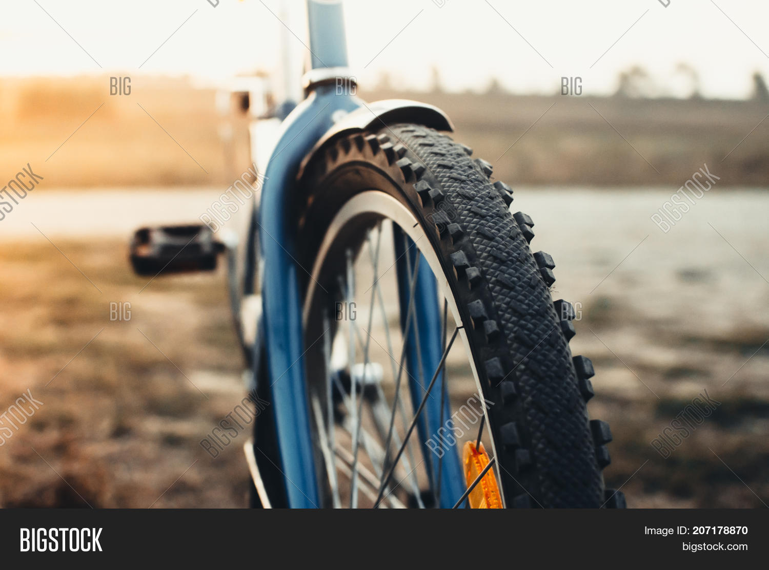 Front Wheel Bicycle Image & Photo (Free Trial) | Bigstock