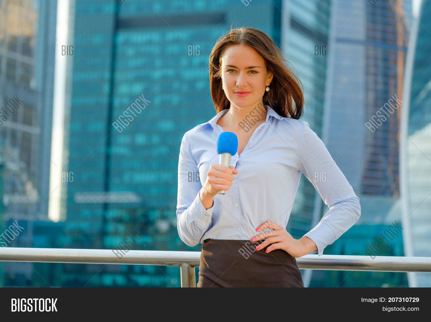 Young Girl TV Reporter Image & Photo (Free Trial) | Bigstock
