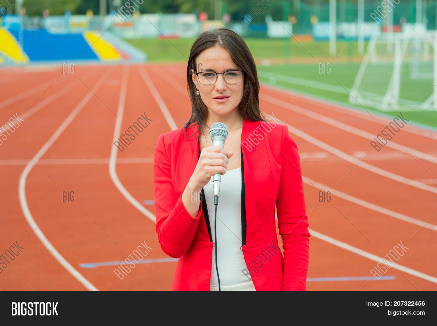 Young Girl TV Reporter Image & Photo (Free Trial) | Bigstock