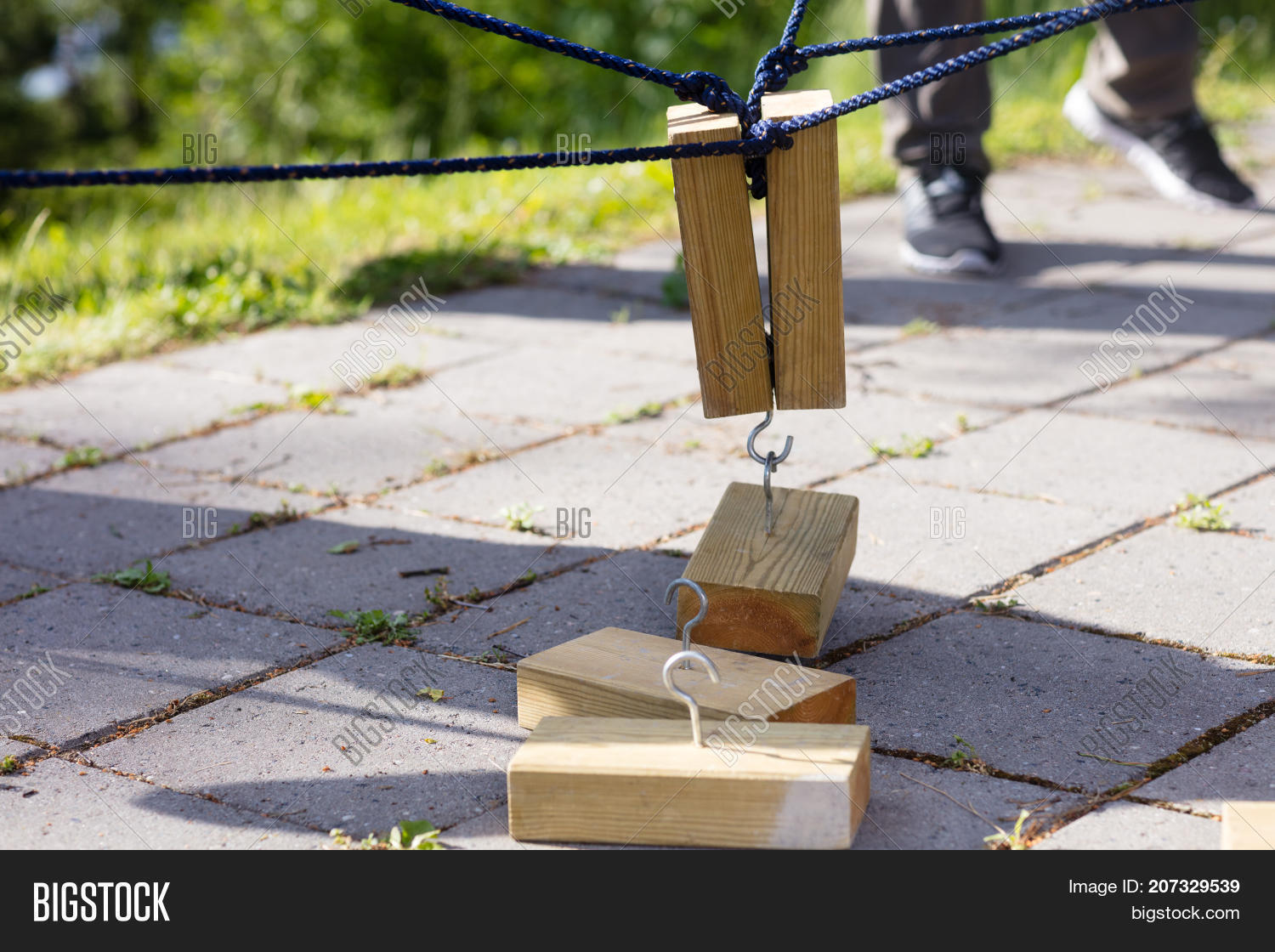 Wooden Blocks Being Image & Photo (Free Trial) | Bigstock