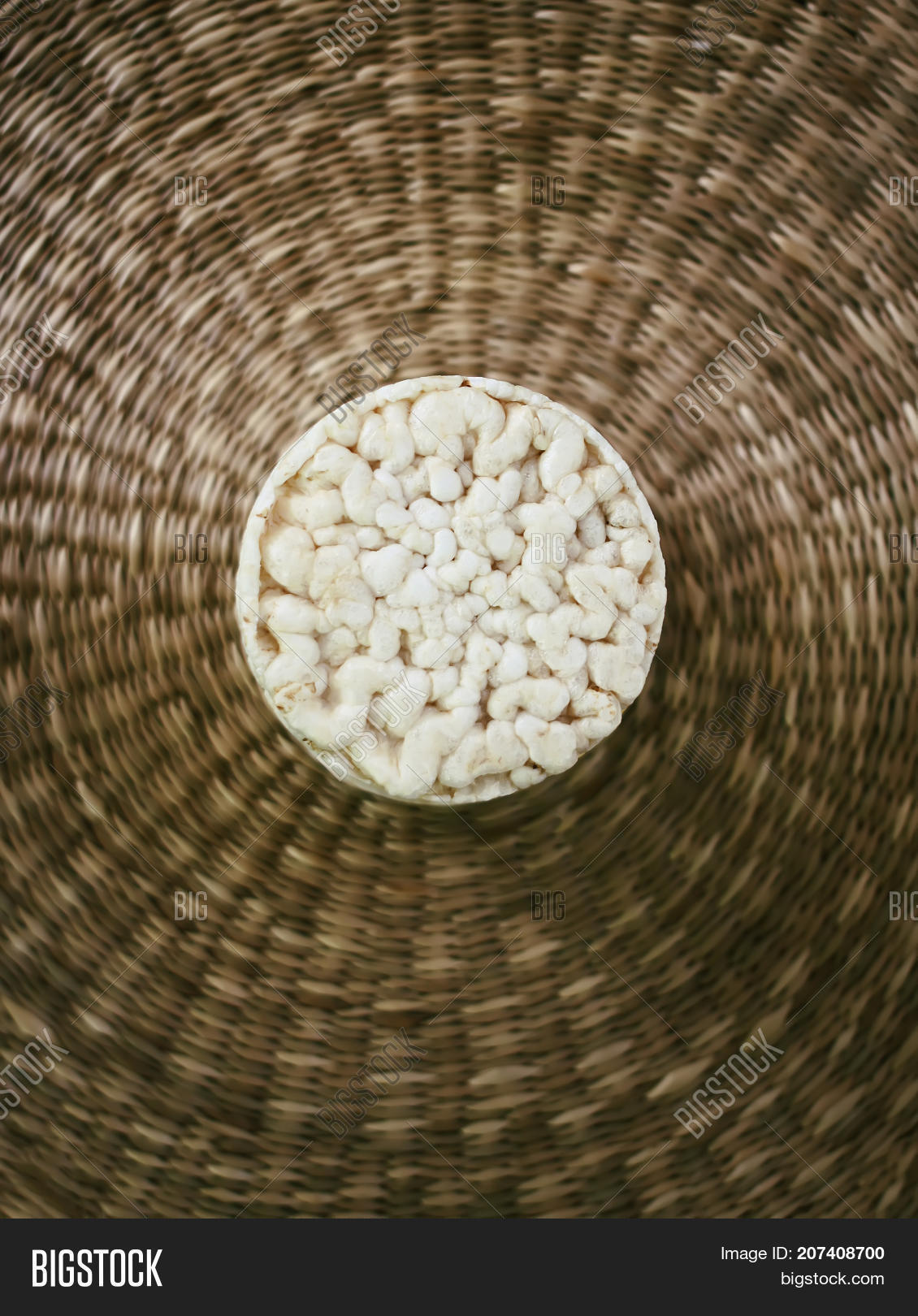 White Flat Round Rice Image & Photo (Free Trial) | Bigstock