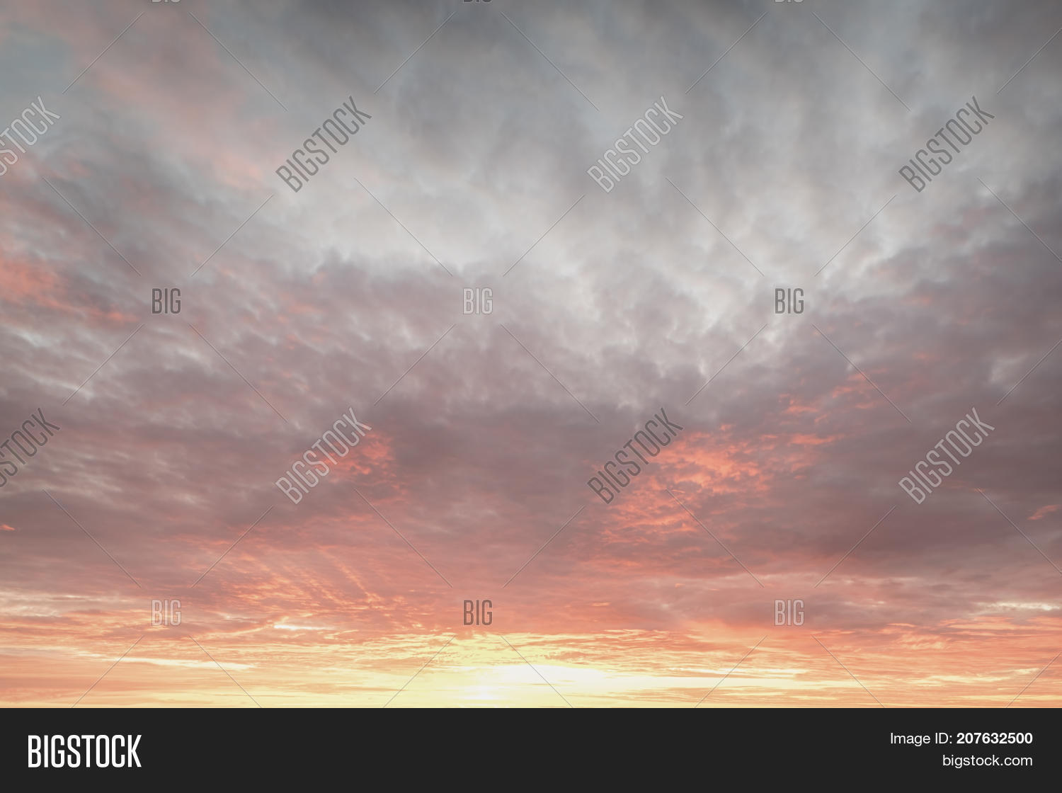 Fiery Sky. Beautiful Image & Photo (Free Trial) | Bigstock