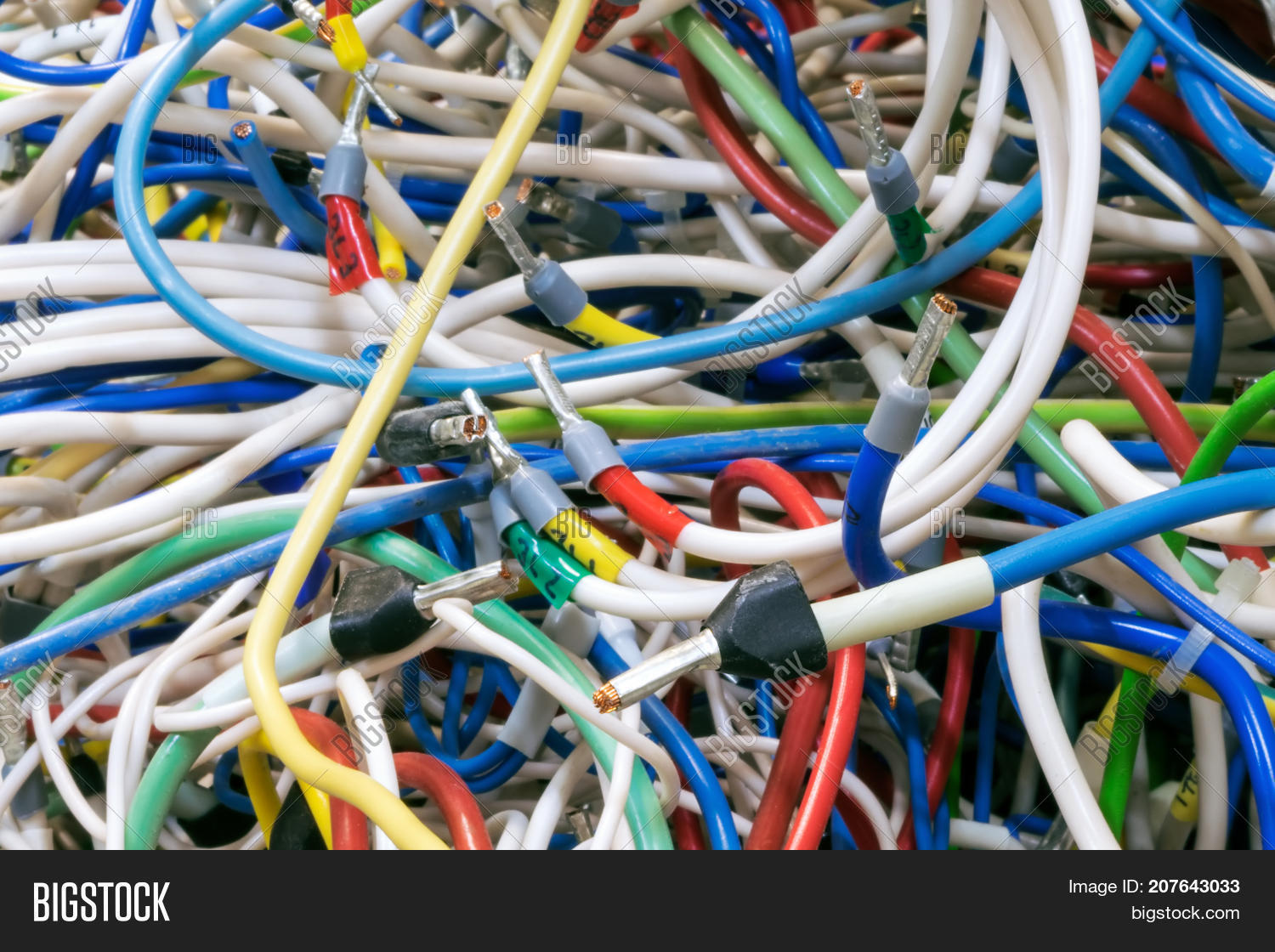 Bunch Electric Wires Image & Photo (Free Trial) | Bigstock