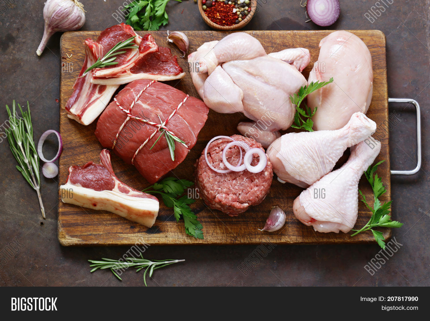Raw Meat Assortment - Image & Photo (Free Trial) | Bigstock