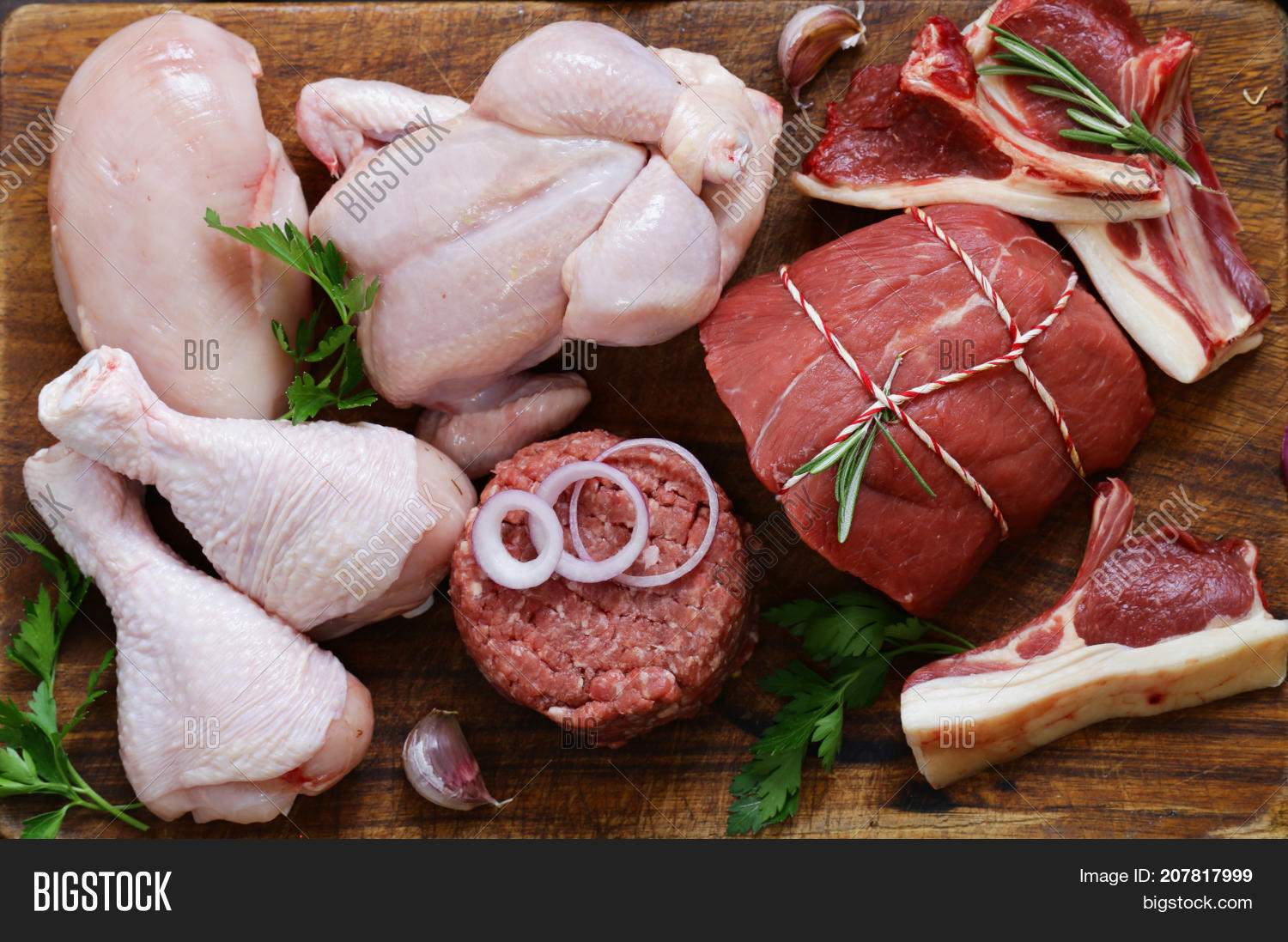 Raw Meat Assortment - Image & Photo (Free Trial) | Bigstock