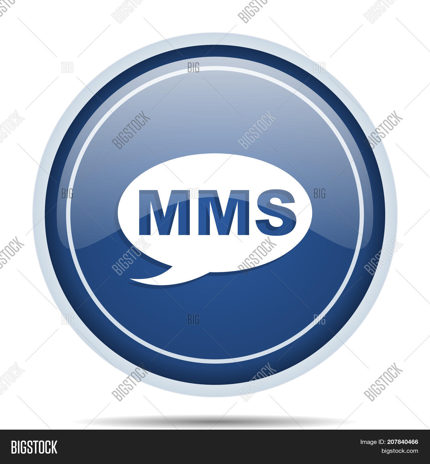 Mms Blue Round Web Image & Photo (Free Trial) | Bigstock