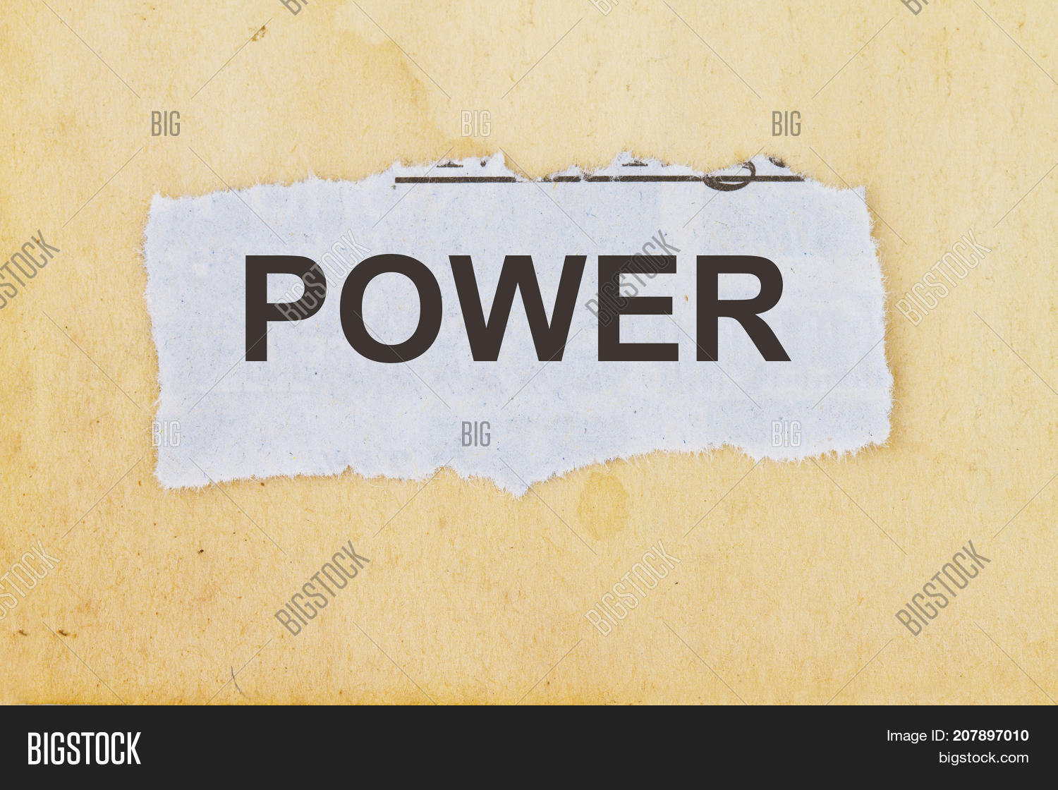Power Newspaper Cutout Image & Photo (Free Trial) | Bigstock
