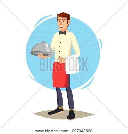 Running Waiter Cartoon Images, Illustrations & Vectors (Free) - Bigstock